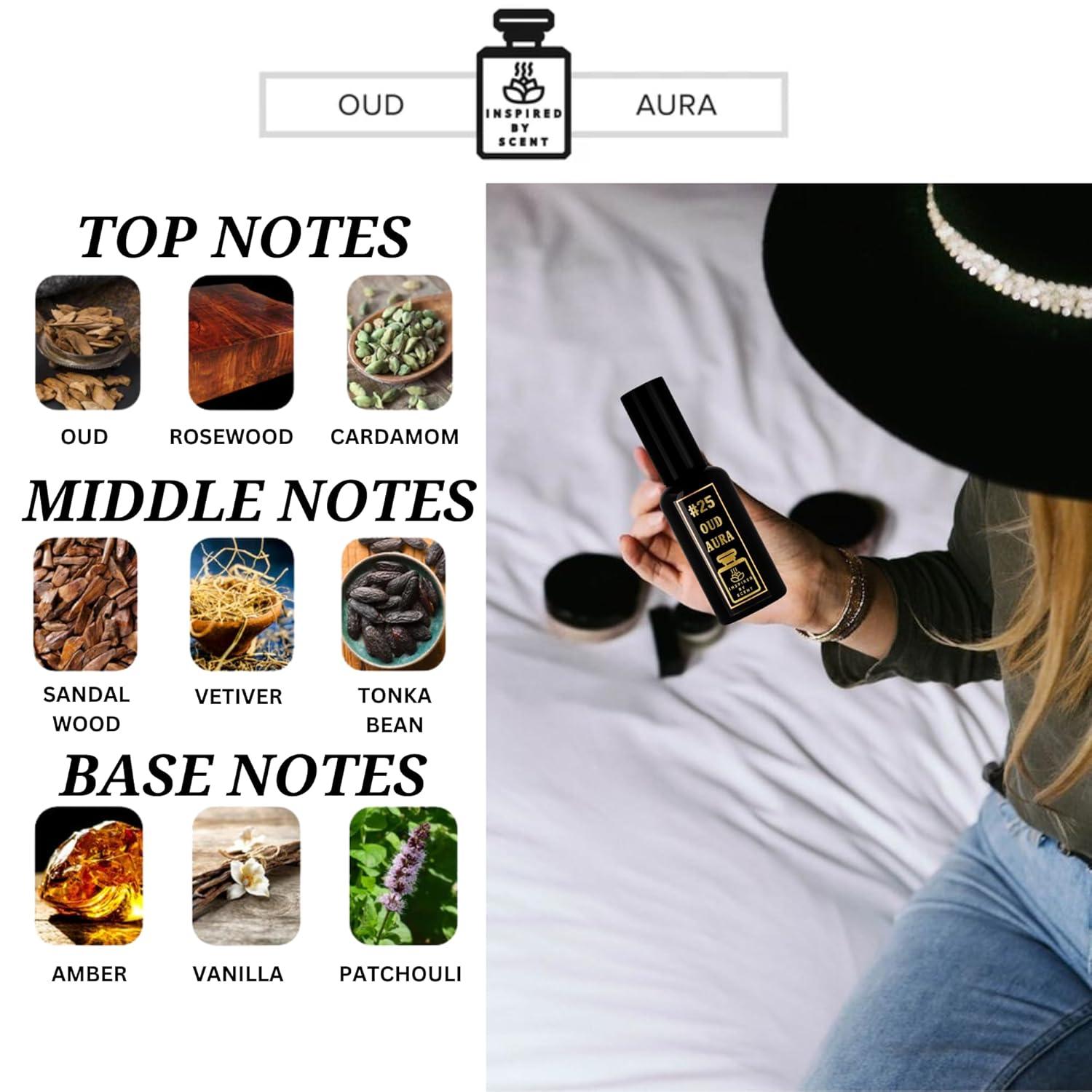 #25 Oud Aura - 30ml Parfum Exotic Blend of Rich Oud Warm Spices and ...