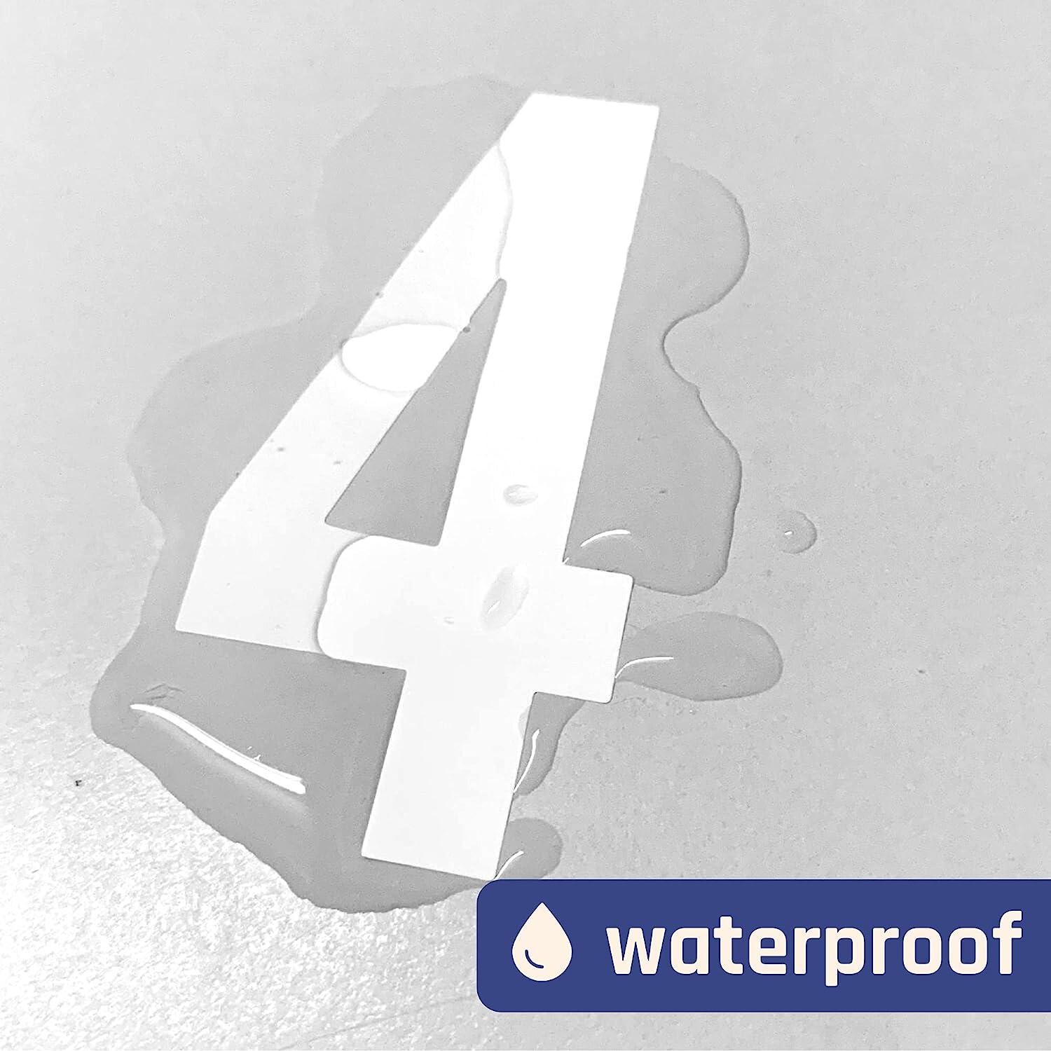 200 Piece Waterproof Vinyl Stick On Numbers - Black 3 (Number Stickers ...