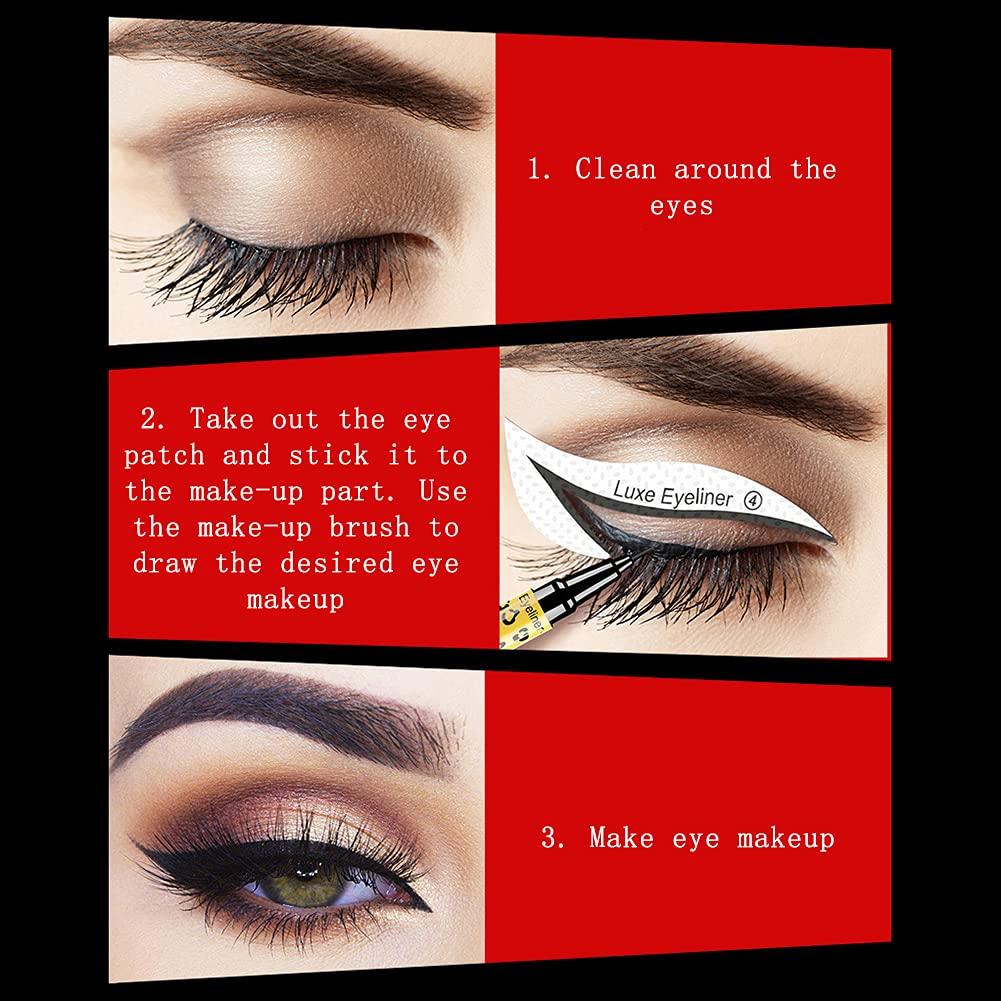 Buy Eyelin Template & Eyeshadow Stickers | Best Eye Makeup Templates ...