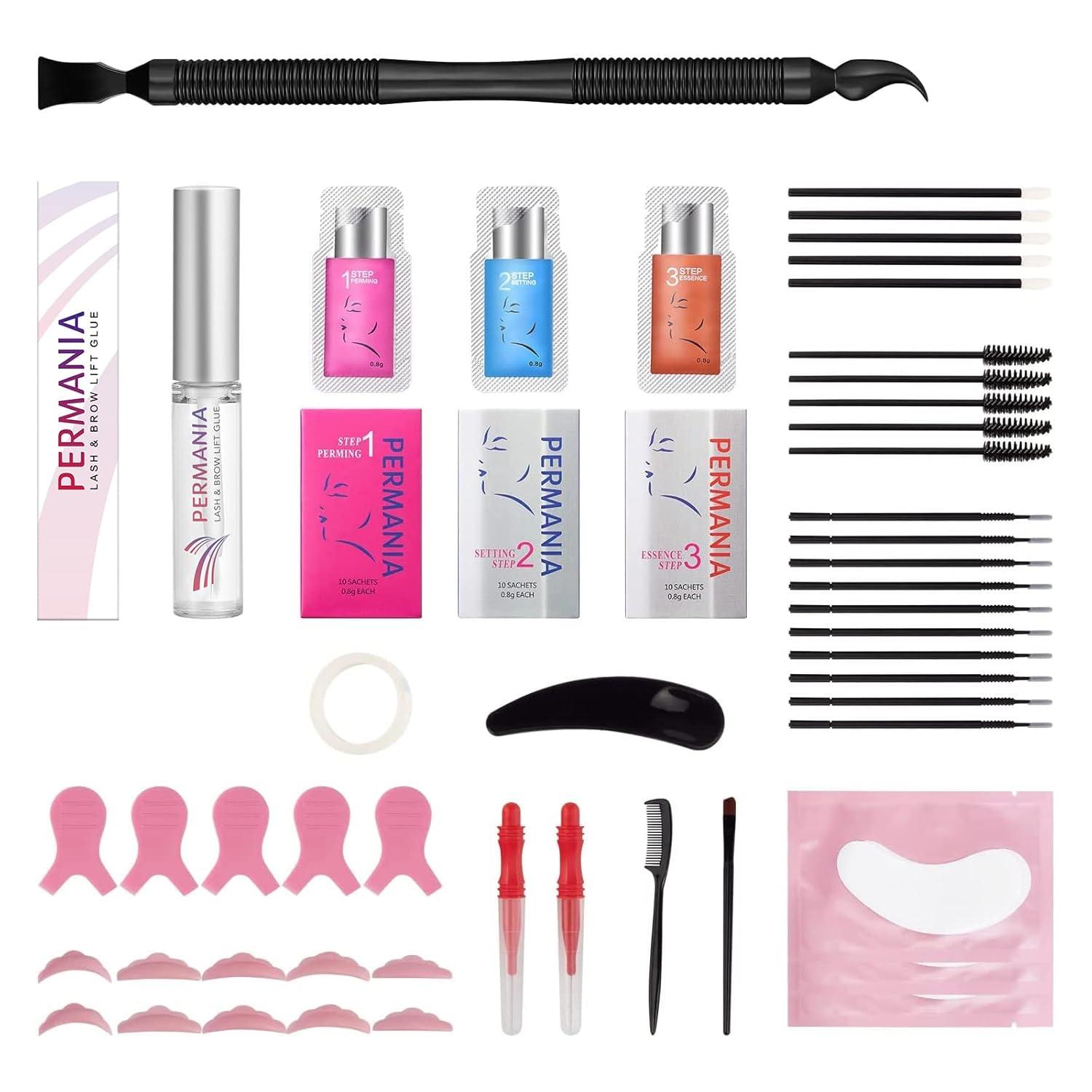 Permania Eyelash Lifting Set - 2 in 1 Brow & Lash Lift 30Pcs Individual ...