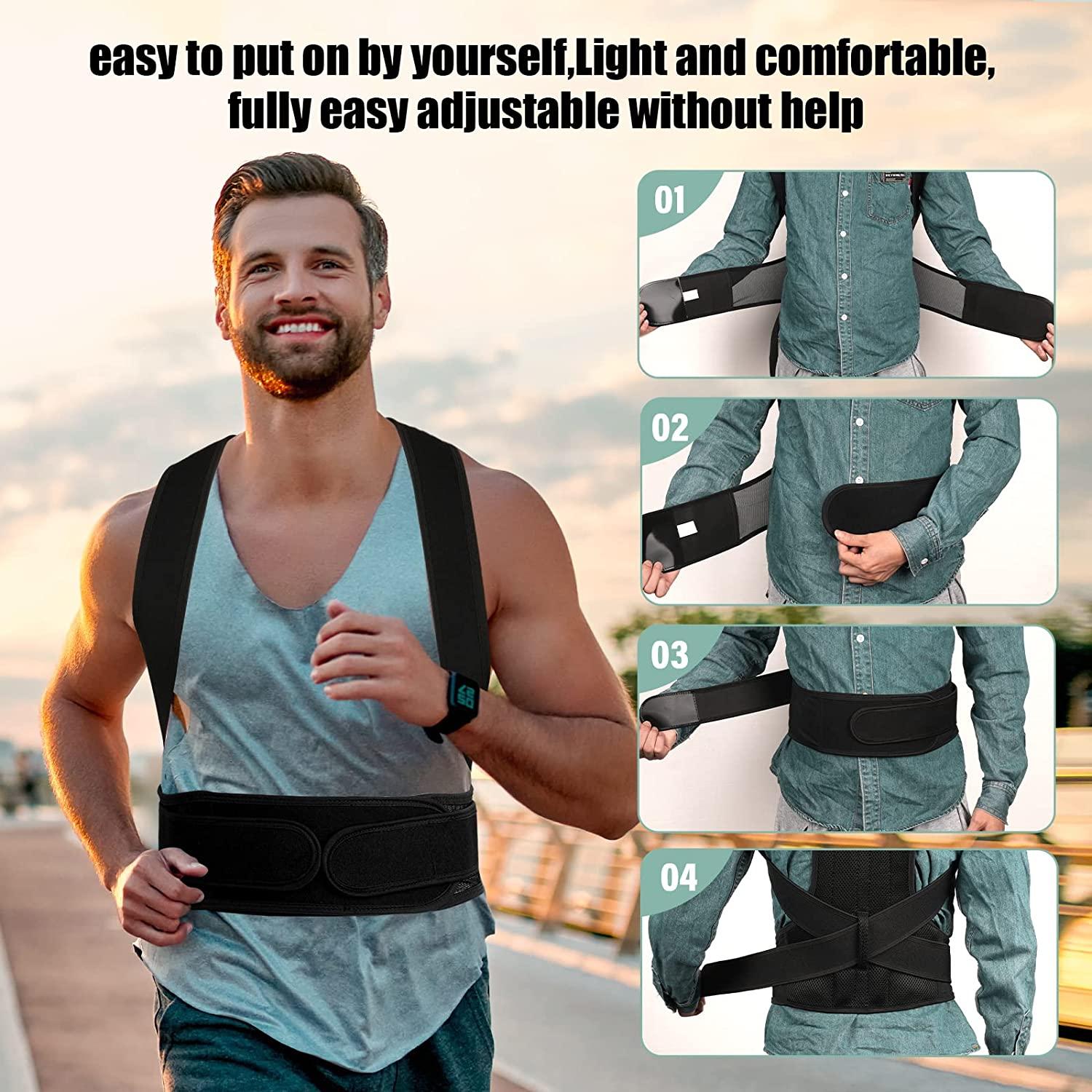 MOVSEA Posture Corrector for Men and Women - Relief and Improve Posture ...