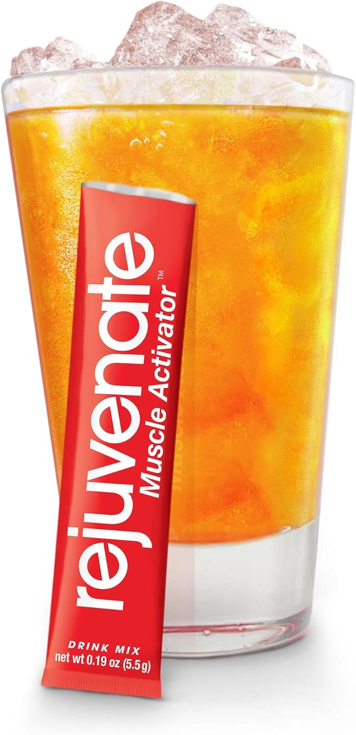 Rejuvenate Muscle Activator Drink Mix Sticks, Single Serving Protein ...