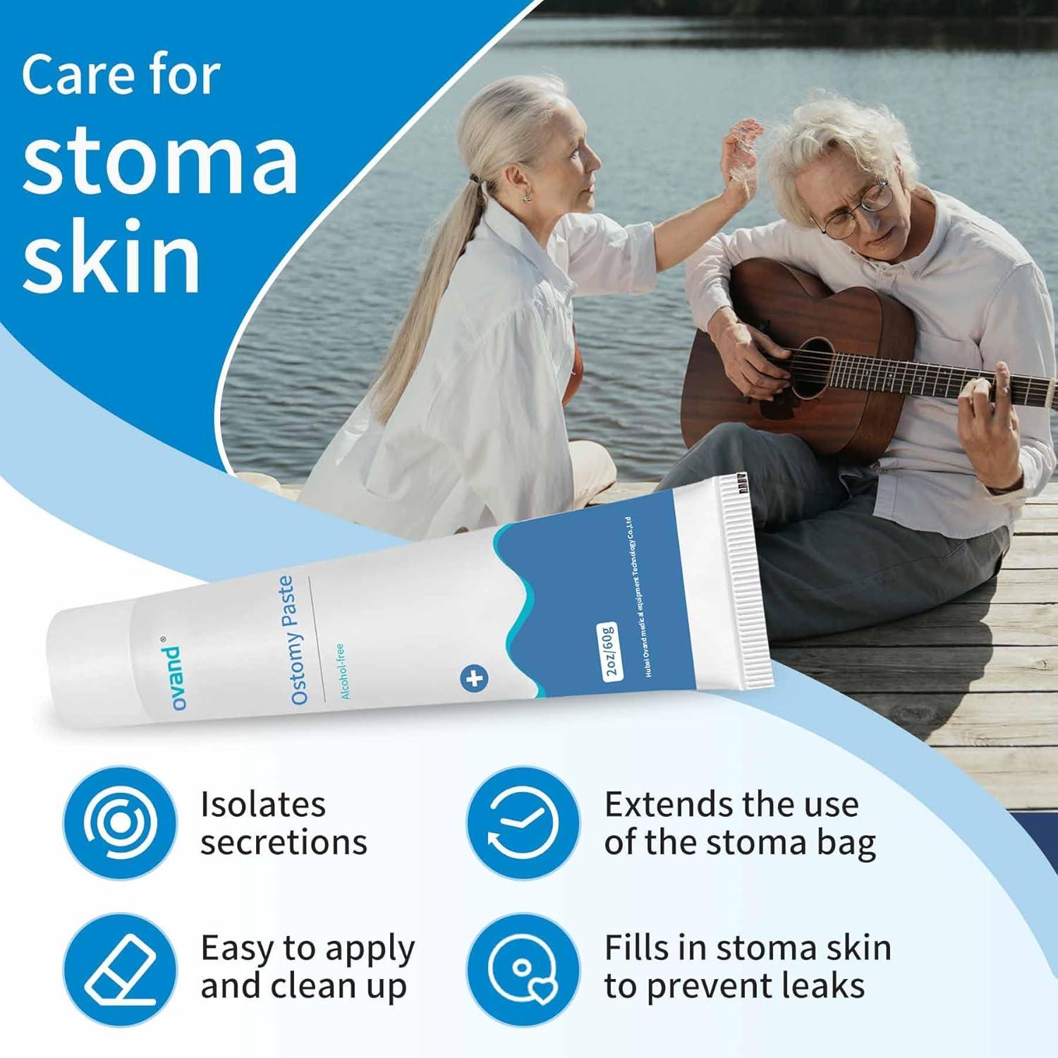Stoma Skin Barrier Ostomy Paste - Protective Adhesive Skin Protectant ...