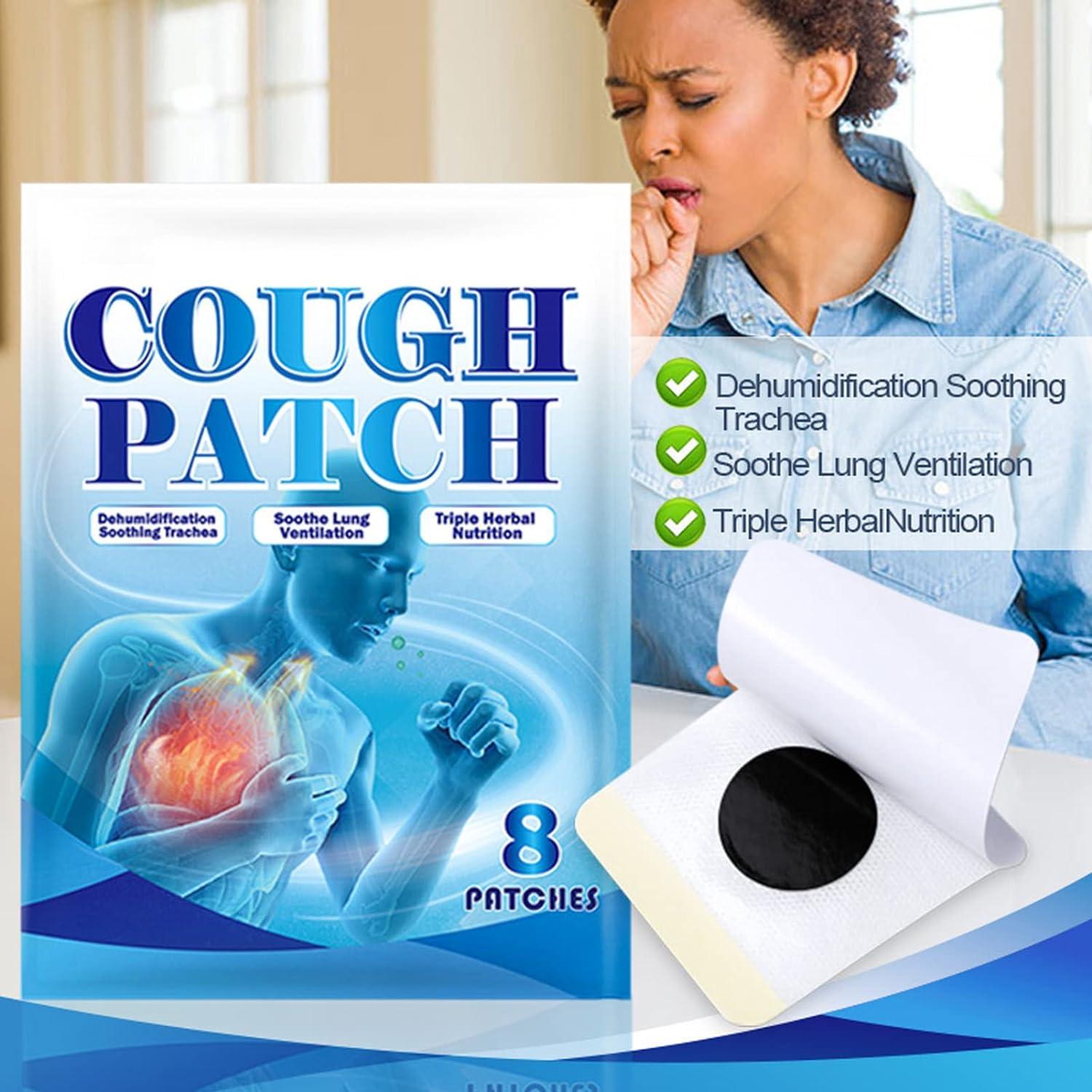 Cough Patch 40 Pcs Cough Relief Chest Cold Suppressant Sticker Acupoint ...