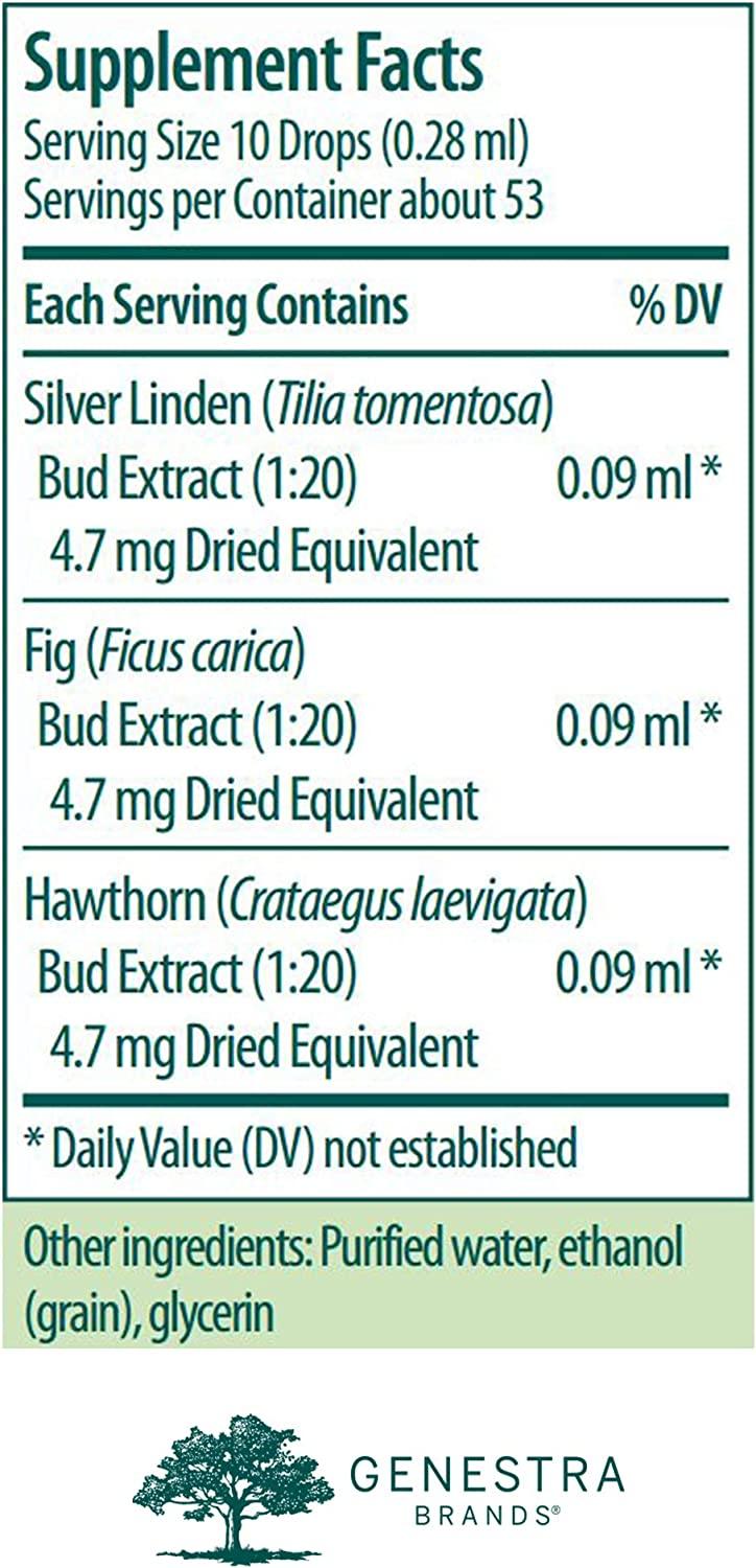 Genestra Brands Calm-gen Herbal Supplement - Silver Linden, Fig, and ...