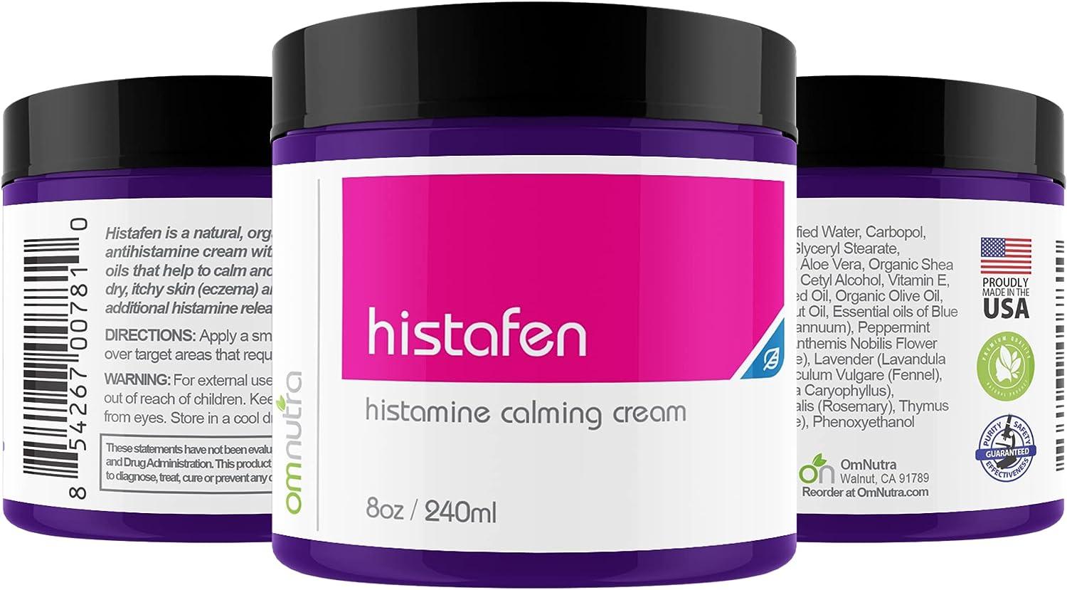 8OZ Histafen Antihistamine Itch Calming Cream - Extra Strength Skin ...