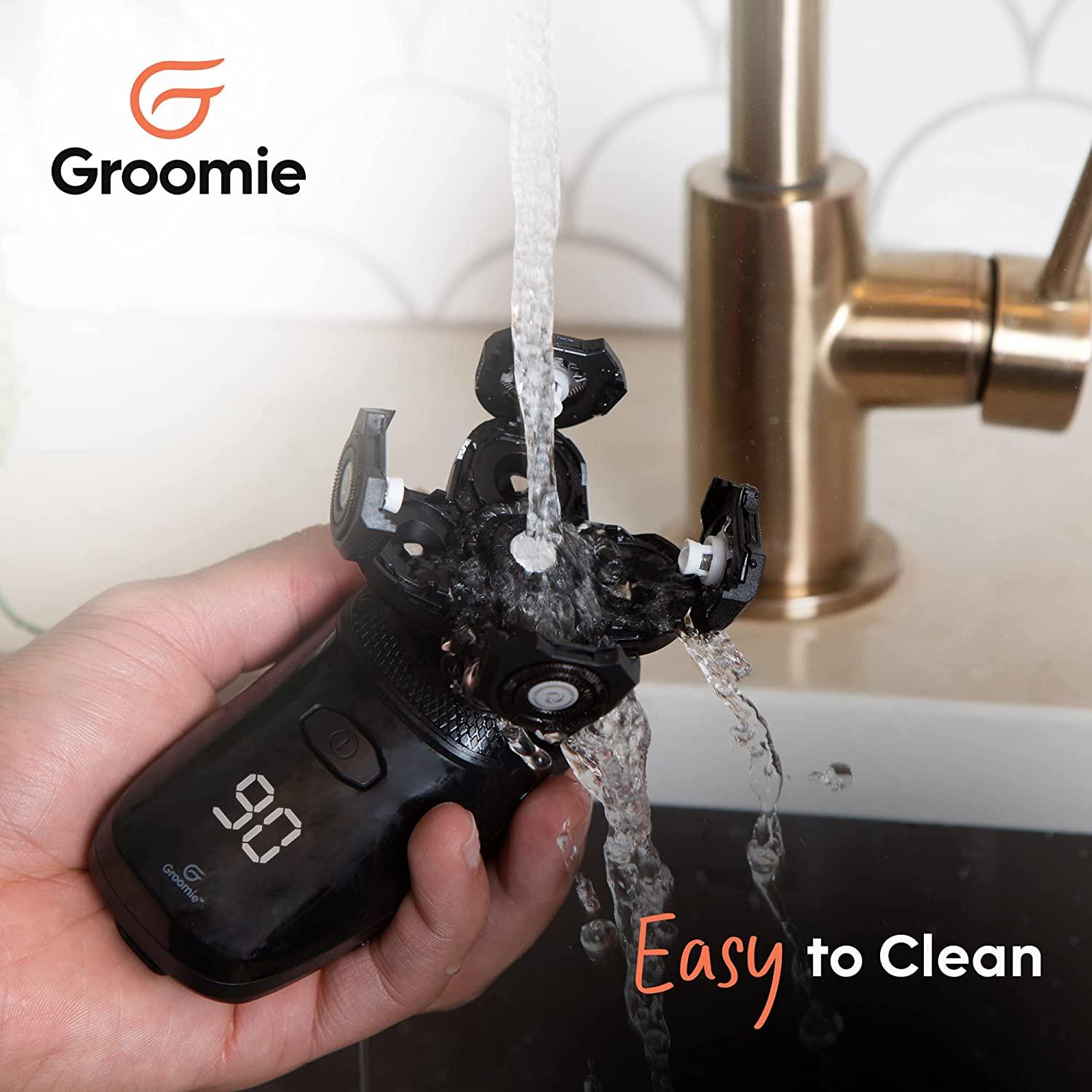GROOMIE BaldiePro Cordless Head Shaver for a Smooth Bald Shave ...