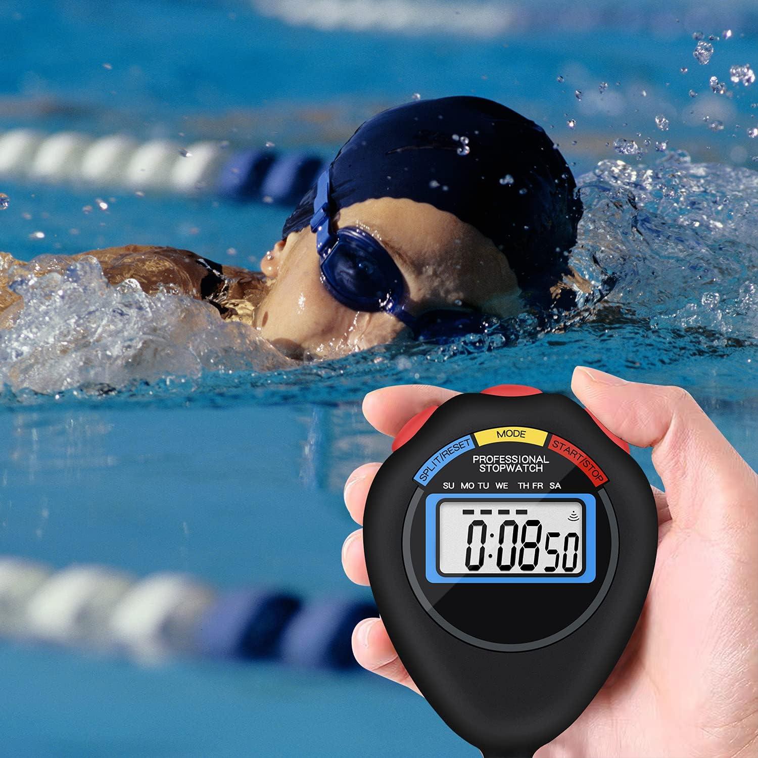 12 Pack Multi-Function Electronic Digital Sport Stopwatch Timer - Date ...