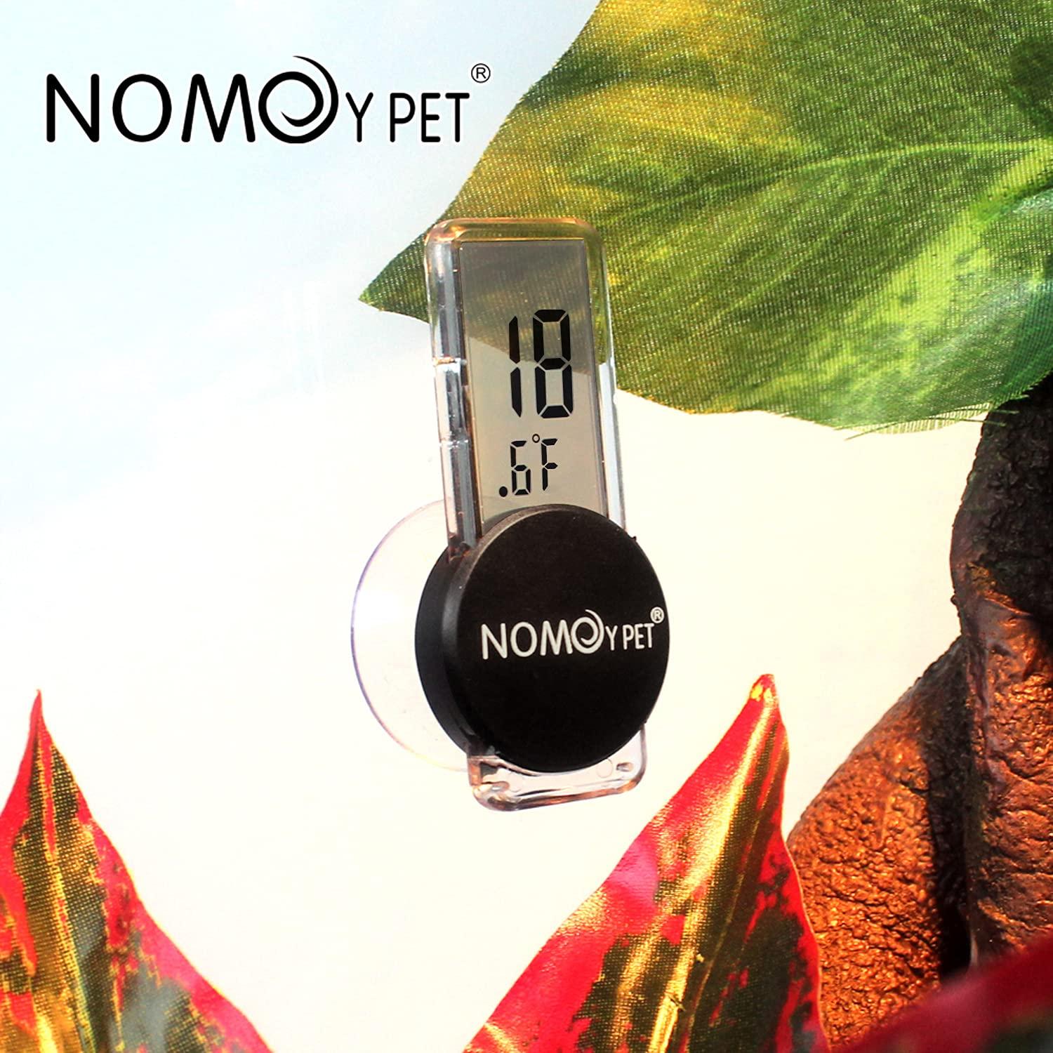 NOMOY PET Reptile Terrarium Thermometer, Rearing Box Digital ...