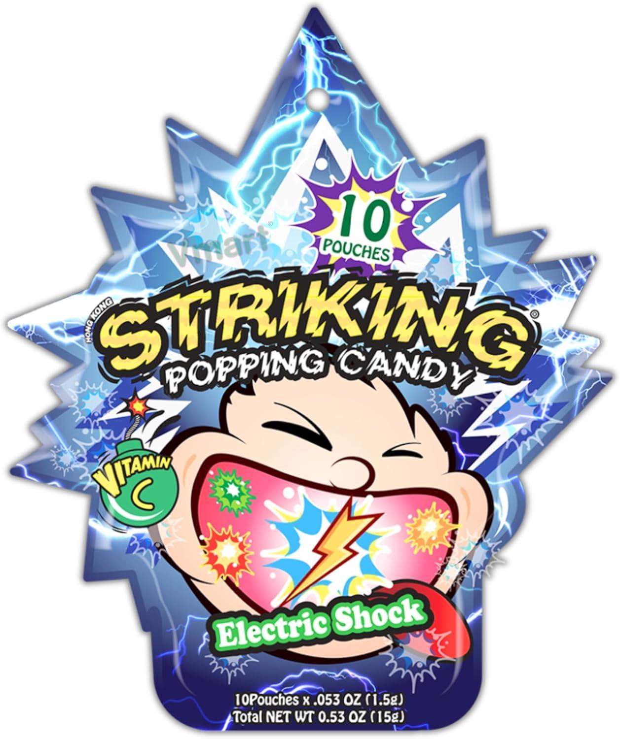 Striking Popping Candy Electric Shock Flavour 15g (Pack of 2) | Buy Now ...