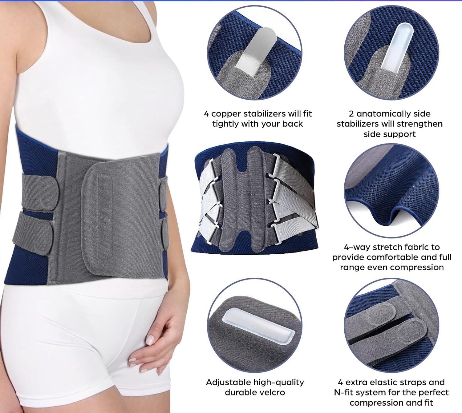 Professional Adjustable Lumbar Support Orthosis for Lower Back Pain ...
