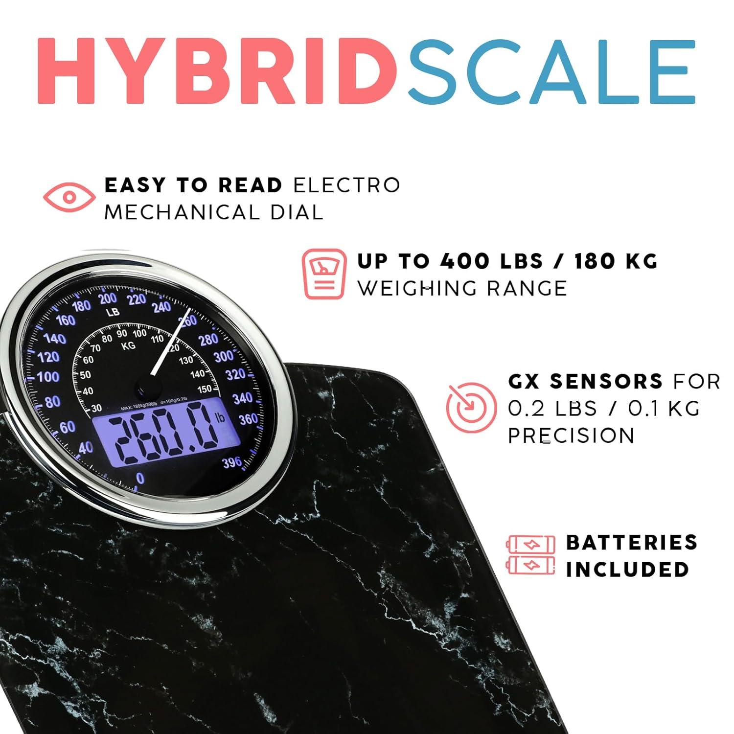 Adamson Hybrid 2-in-1 Analog & Digital Weighing Scale for Body Weight ...