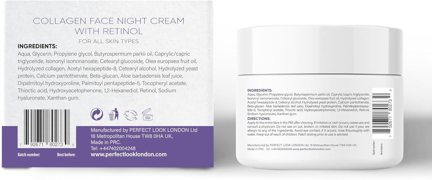 Perfect Look London Collagen Specialist Night Face Cream - Firming ...