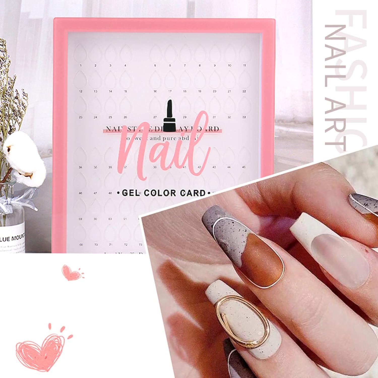 79 Colors Nail Display Book | Professional Nail Art Gel Polishing ...