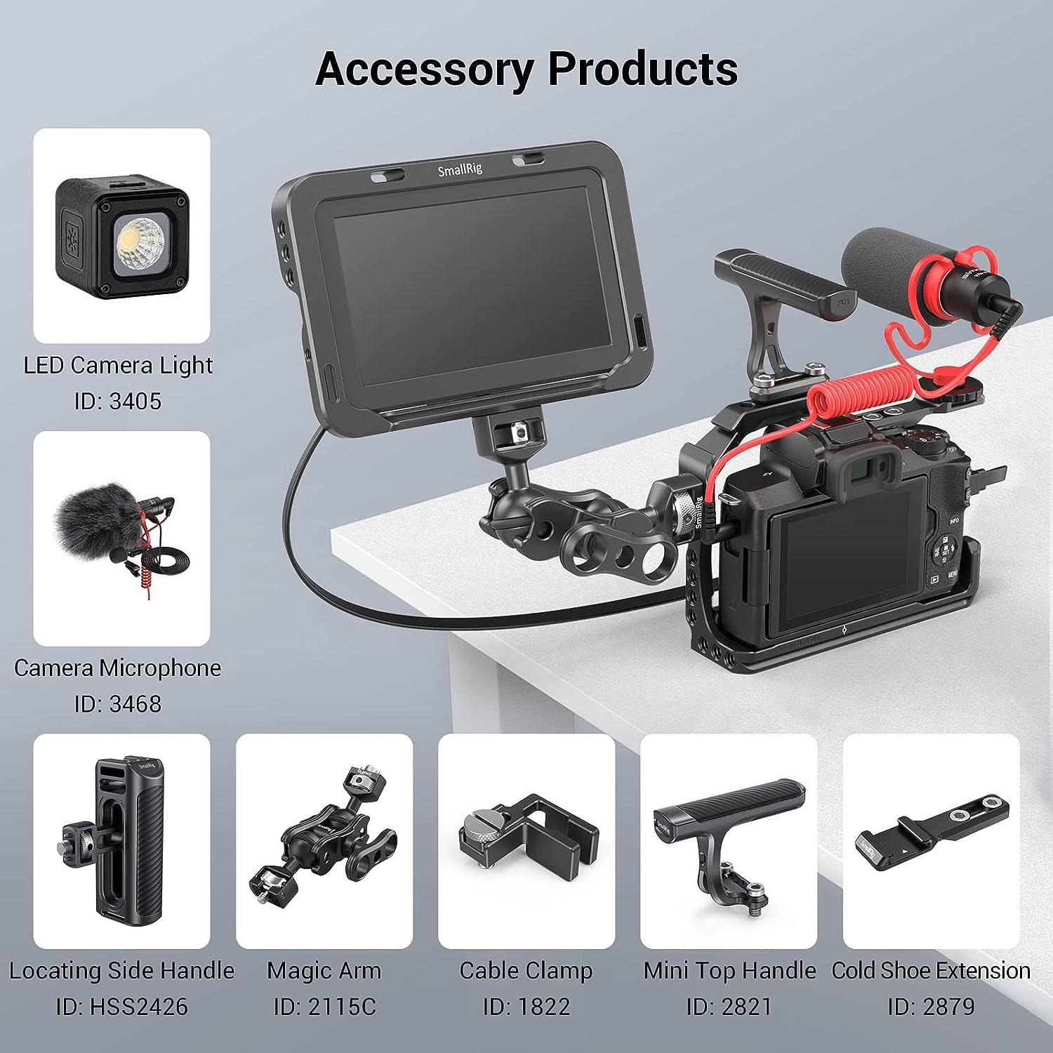 SmallRig Aluminum Cage with Integrated Grip for Canon M50 /M50 II /M5 ...