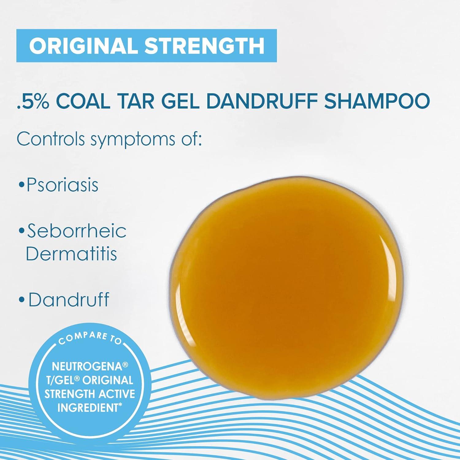 True+Real Coal Tar Therapeutic Plus Tar Gel Anti-Dandruff Shampoo ...