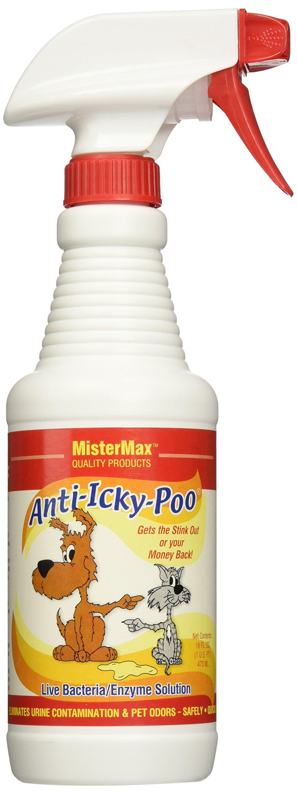 MisterMax Anti Icky Poo Odor Remover - 1 Pint | Powerful Pet Odor ...