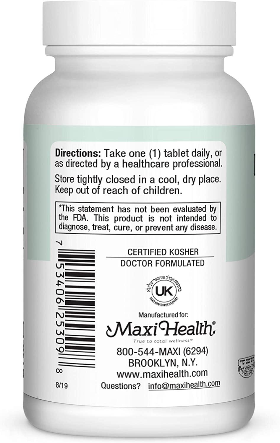 Maxi Health Natural Vitamin D3 5000 IU - 90 Kosher Tablets | Nutrition ...
