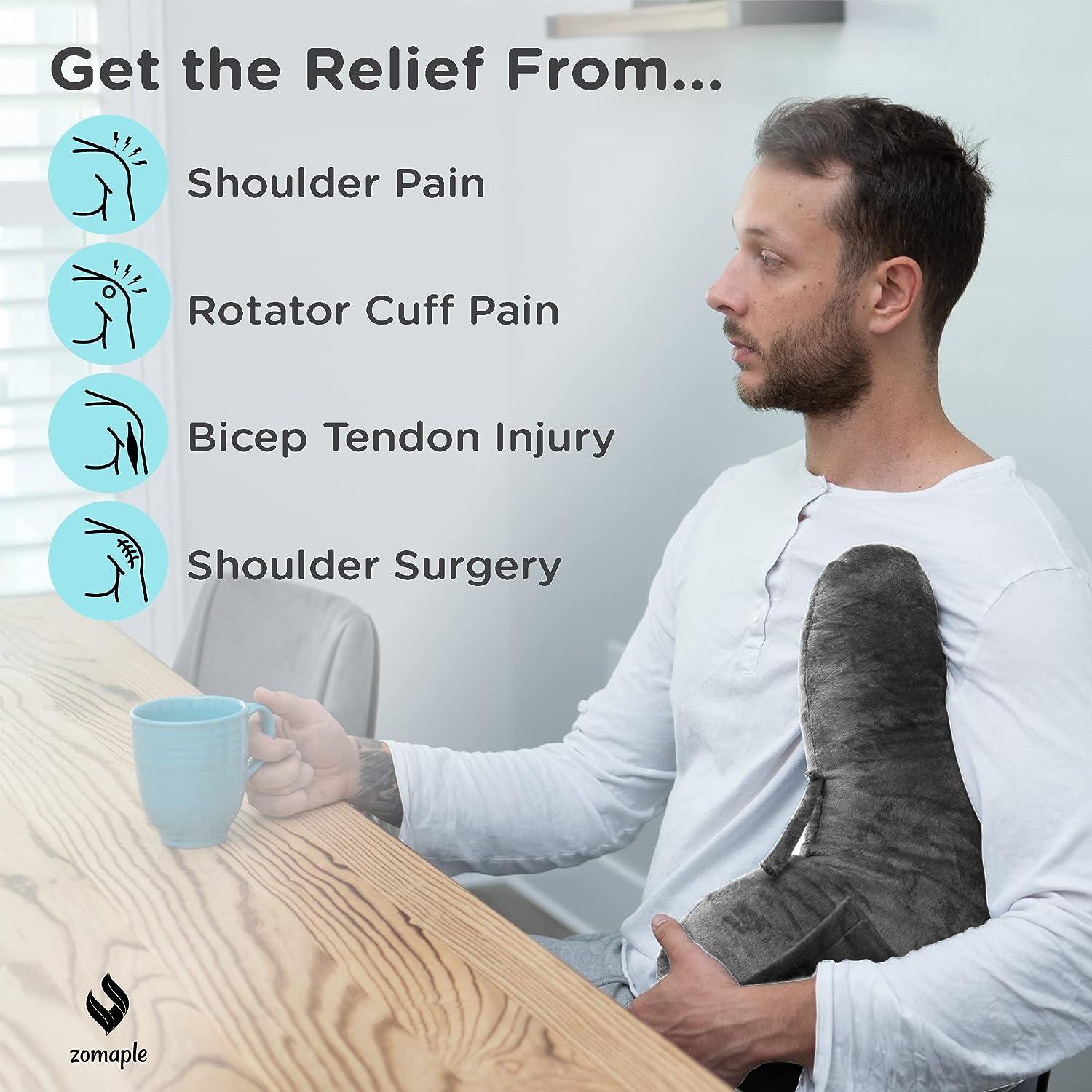 Zomaple Shoulder Surgery Pillow for Pain Relief | Soft Rotator Cuff ...