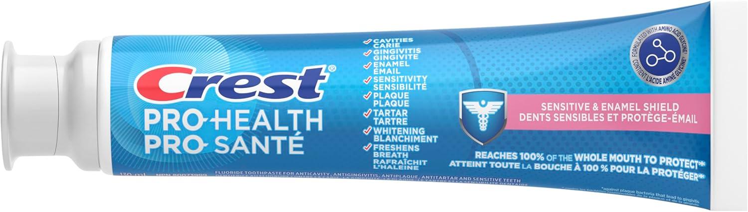 Crest Pro-Health Sensitive and Enamel Shield Flouride Toothpaste - 130 ...
