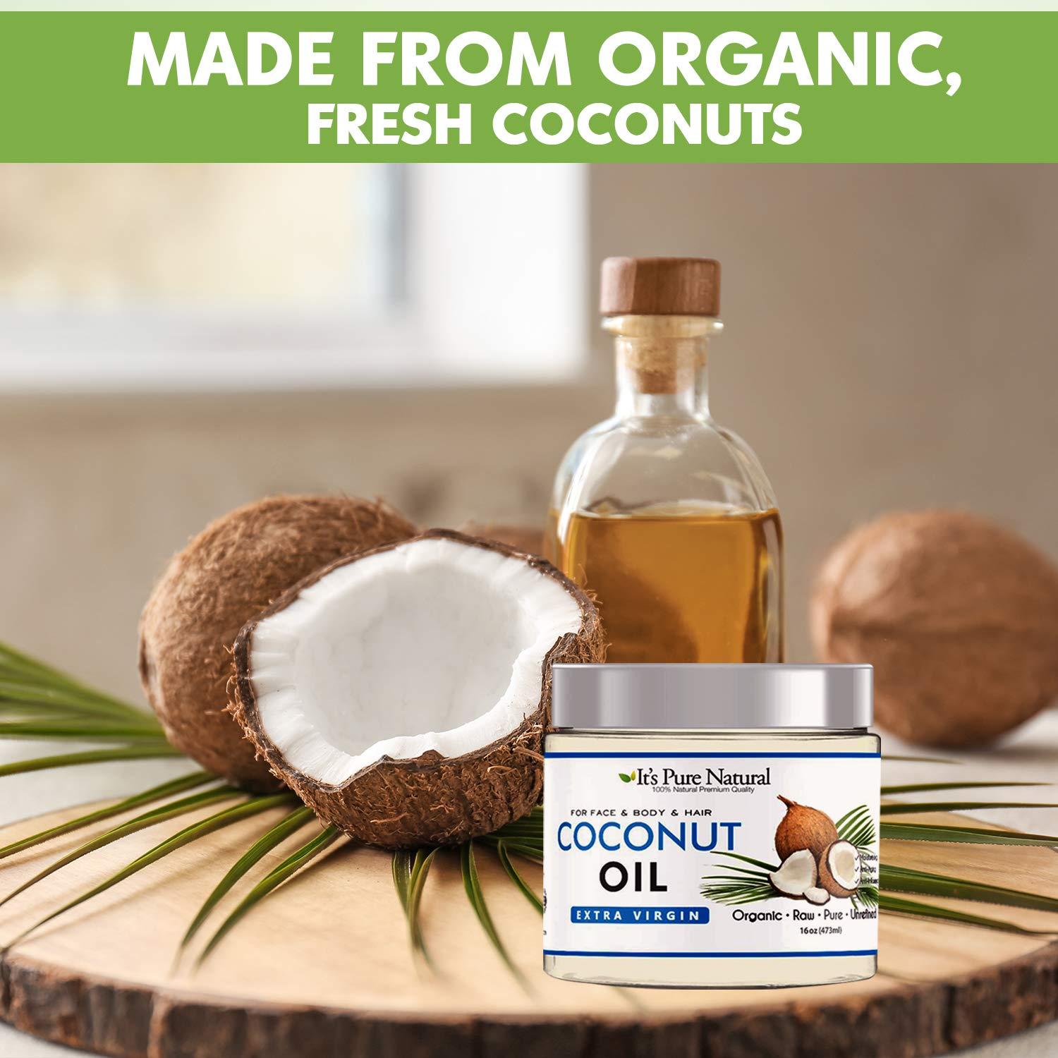 unrefined coconut oil for skin