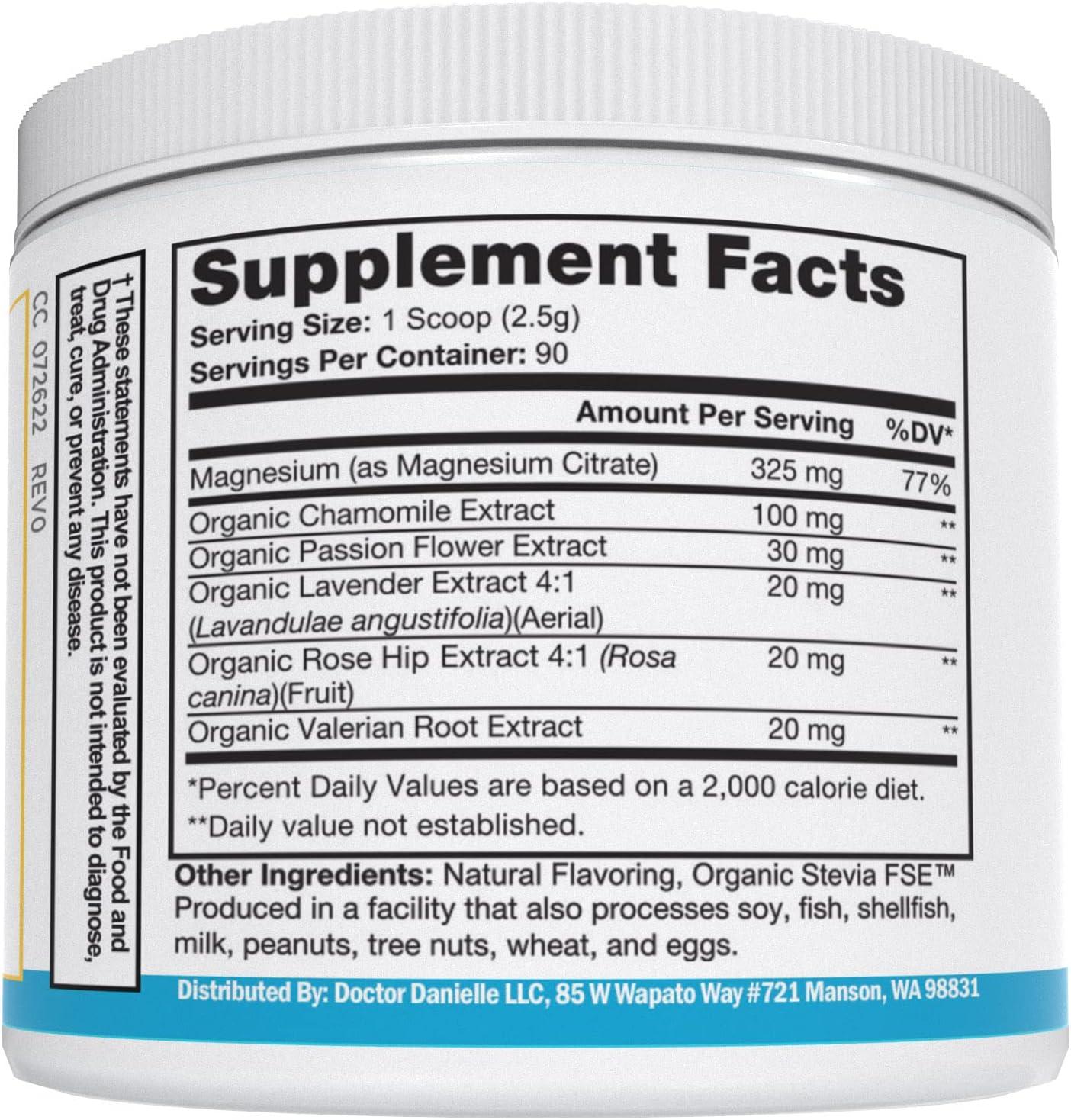 Zenbliss Calming Magnesium Relaxation Drink Mix with Passion Flower by ...