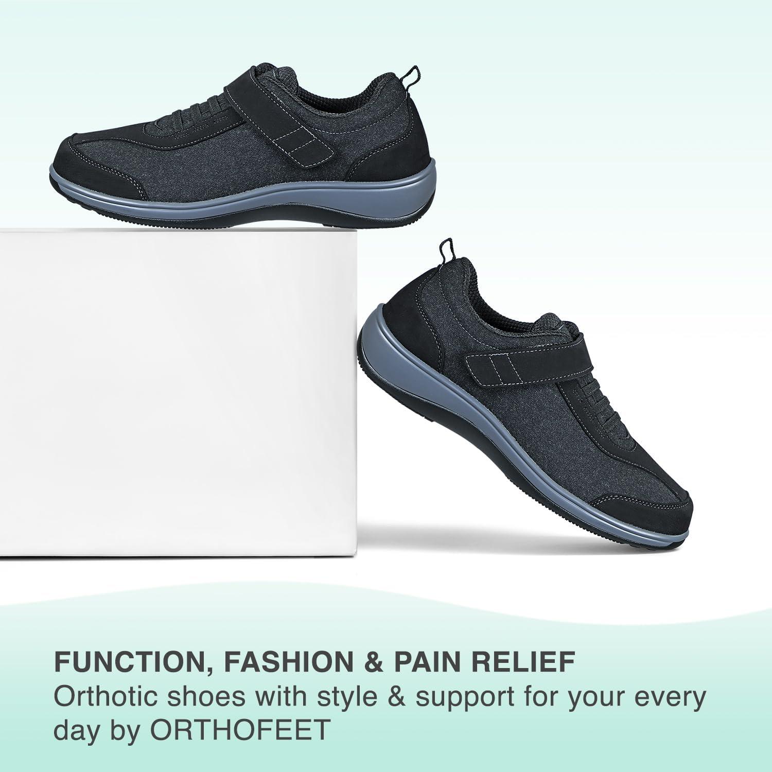 Orthofeet Plantar Fasciitis Women's Shoes | Heel Pain Relief | Arch ...