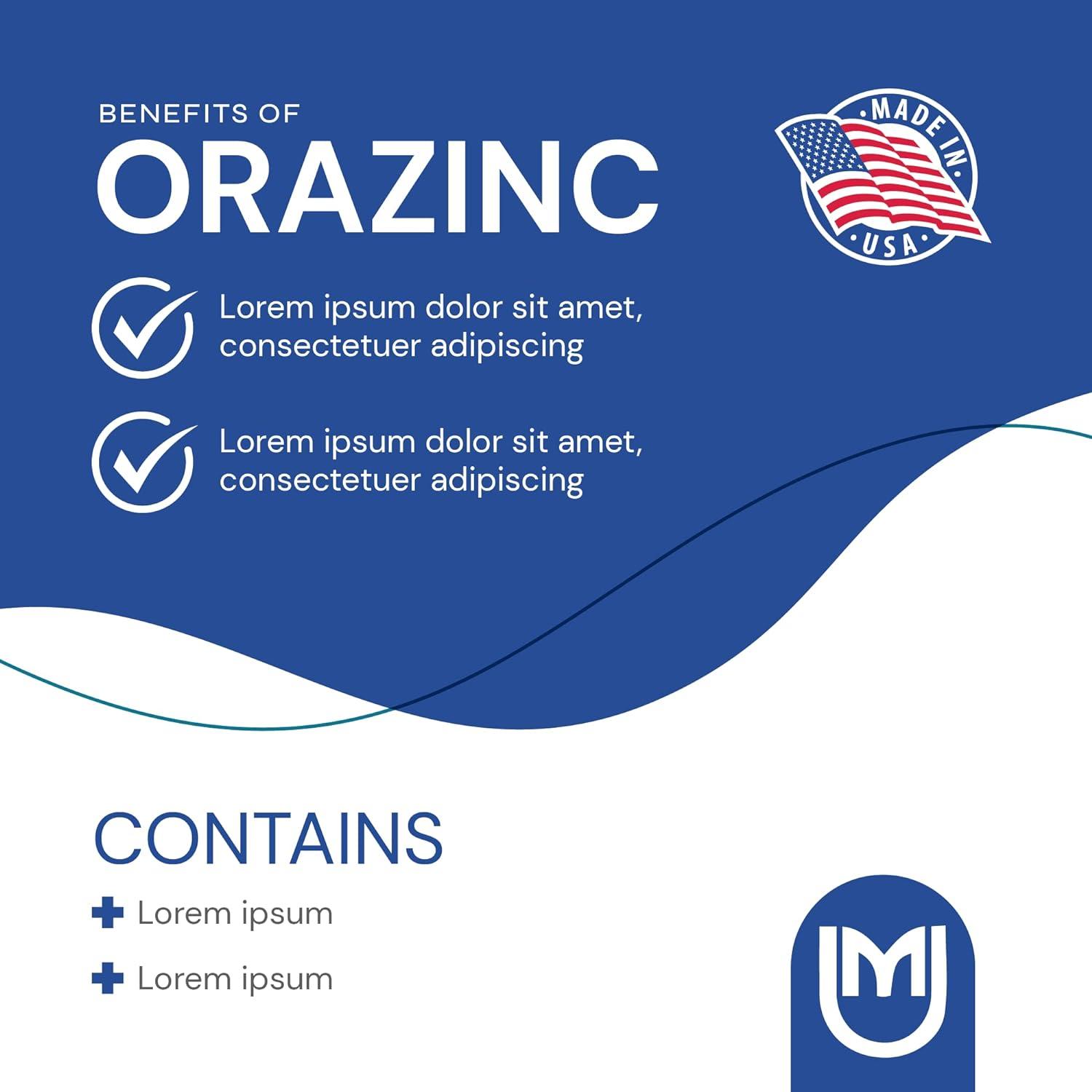 Orazinc 110 (100 Tablets) - Zinc Supplement for Immune Support | Buy ...