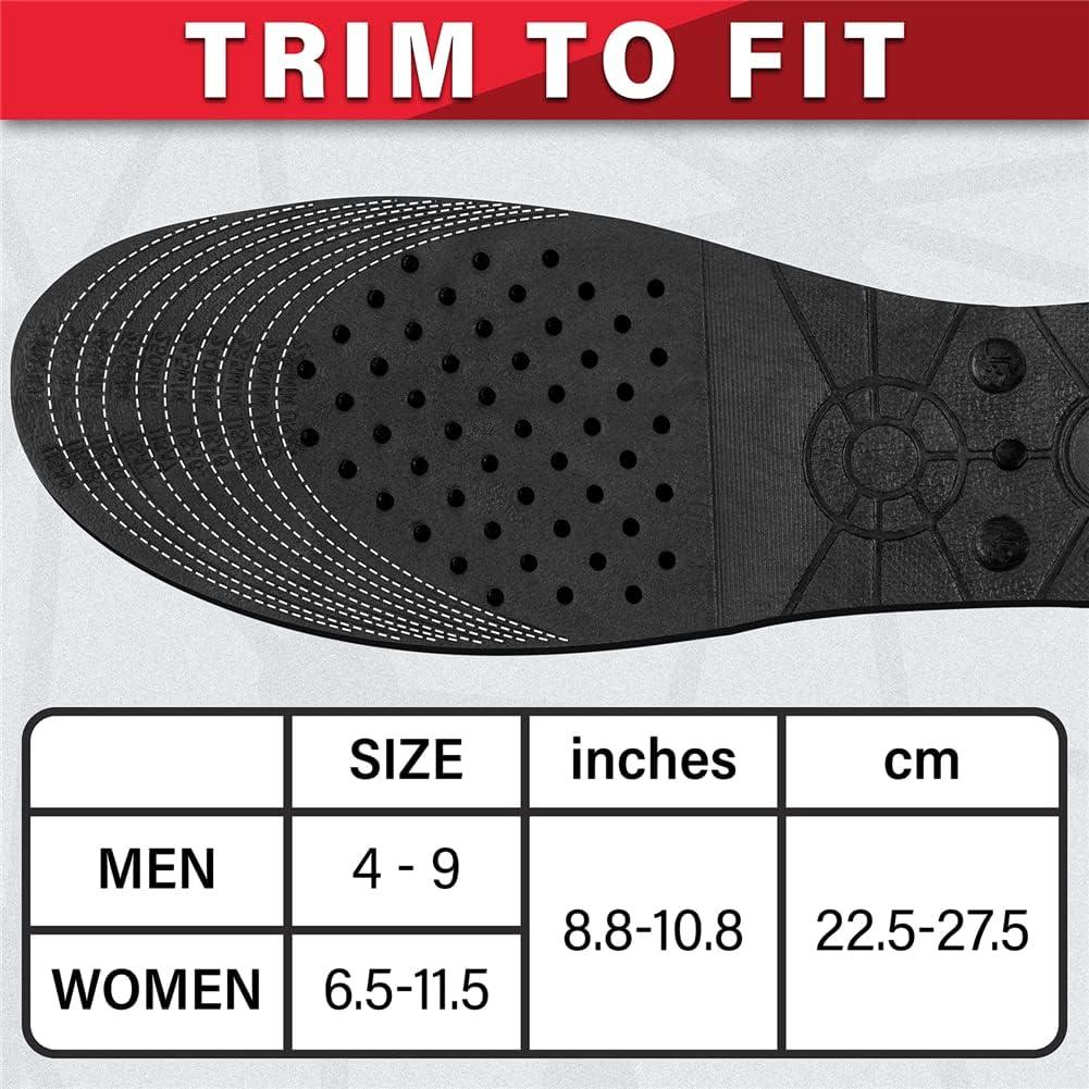 3-Layer Height Increase Insole - 6 cm Elevator Shoe Lifts for Men and ...