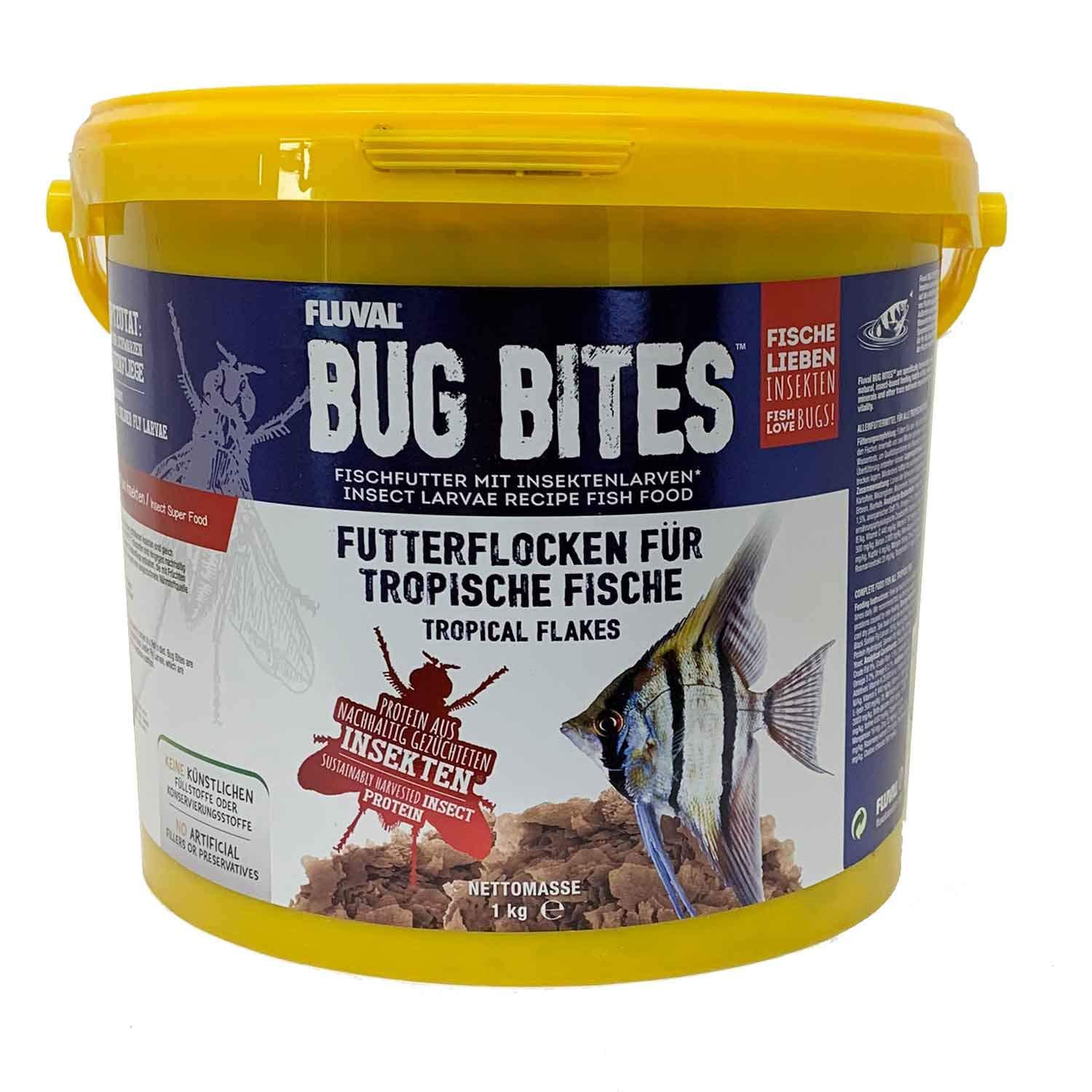 Fluval Bug Bites Tropical Flakes - 1 kg (2.2 lb) | Buy Now with Express ...