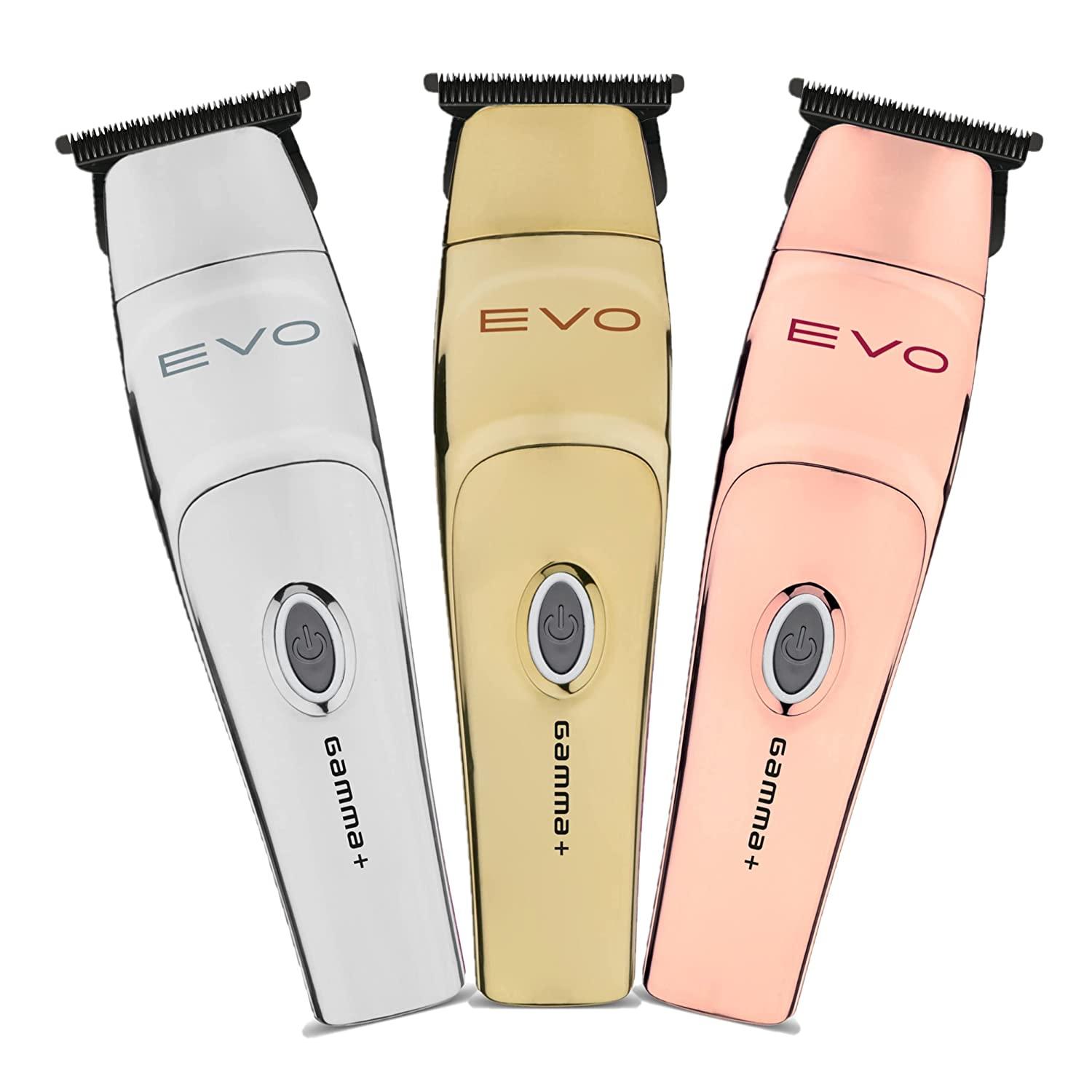GAMMA+ Evo Magnetic Motor Cordless Hair Trimmer with Customized Lids ...