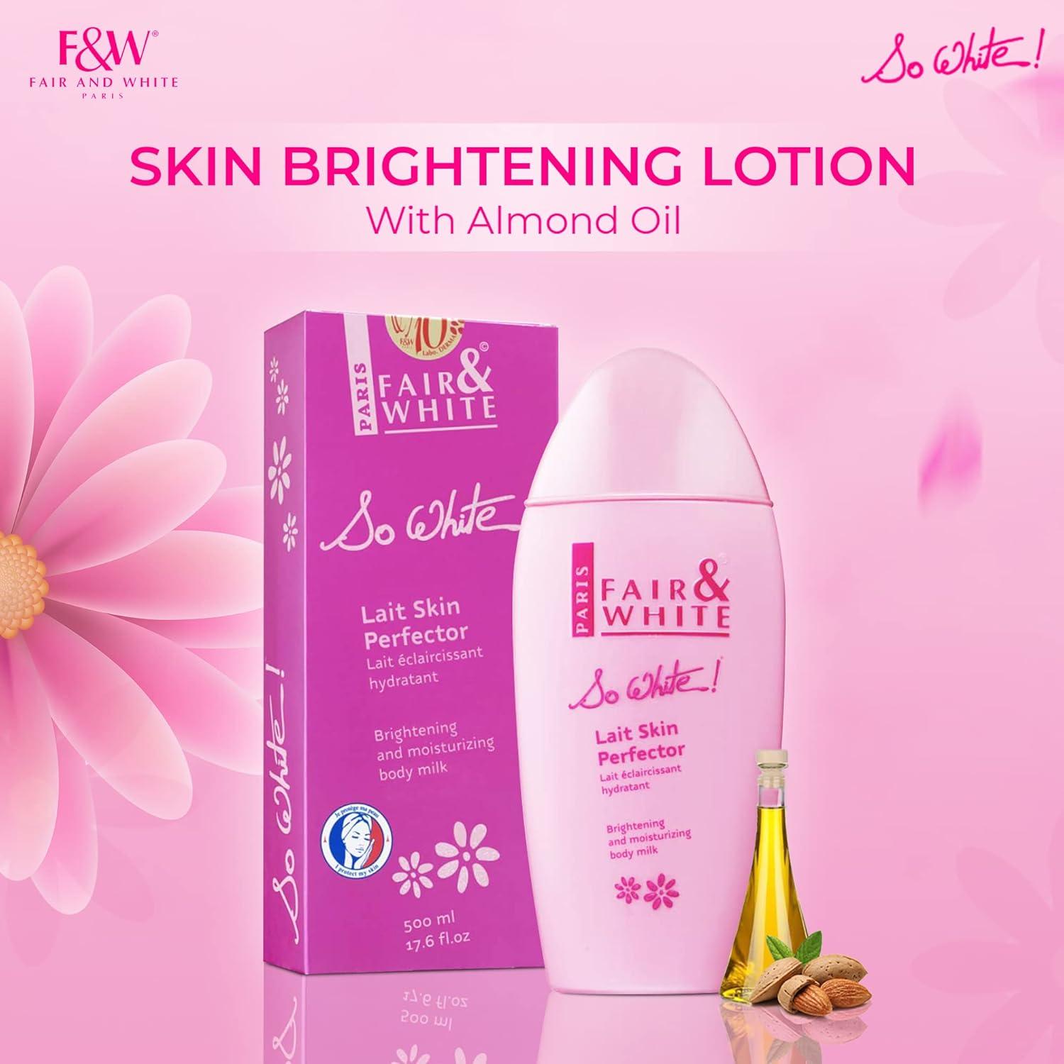 FAIR & WHITE So White Skin Brightening Lotion - 500 ml | Daily ...