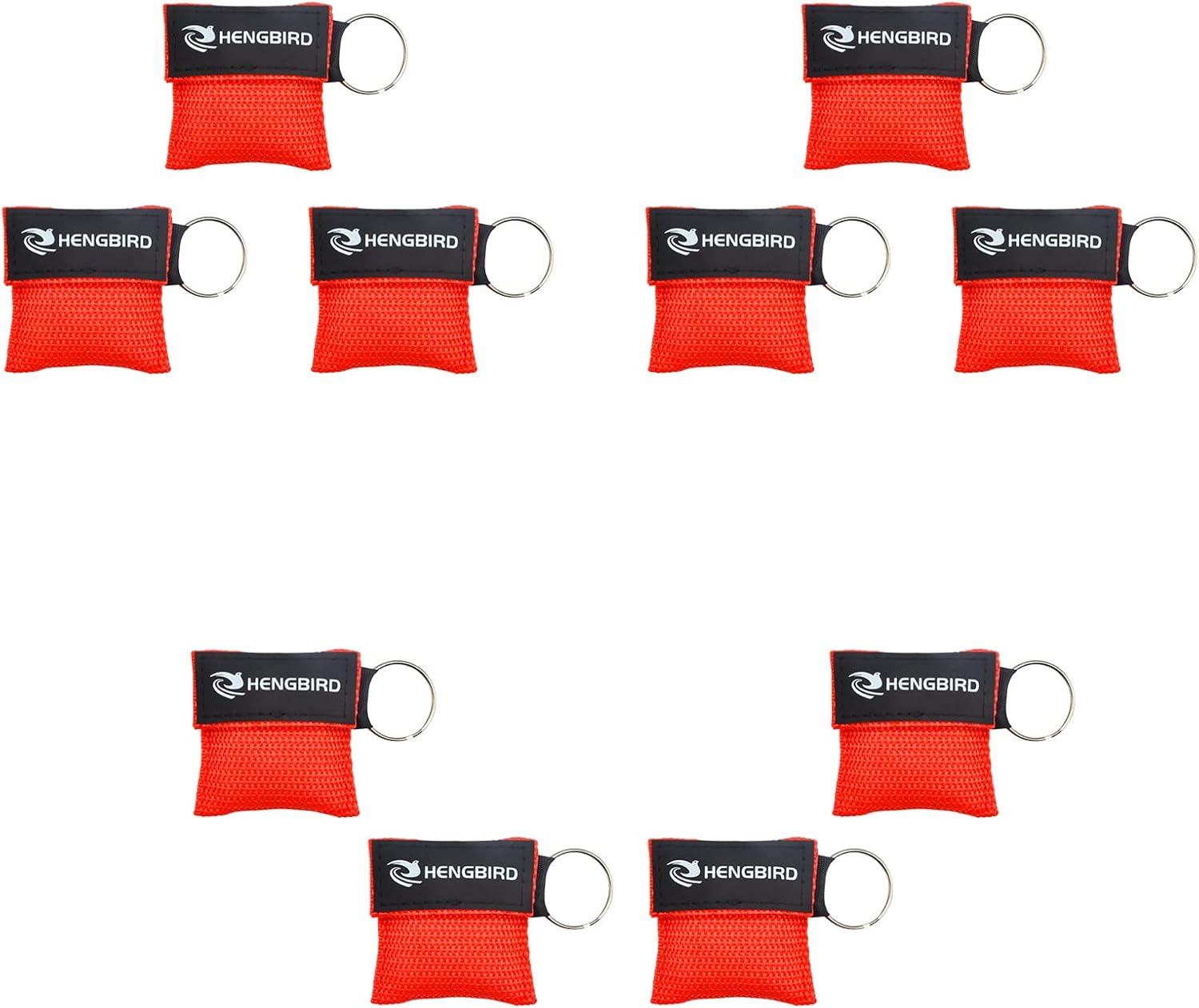 Hengbird CPR Face Shield Key Rings Emergency Ventilation Masks for ...