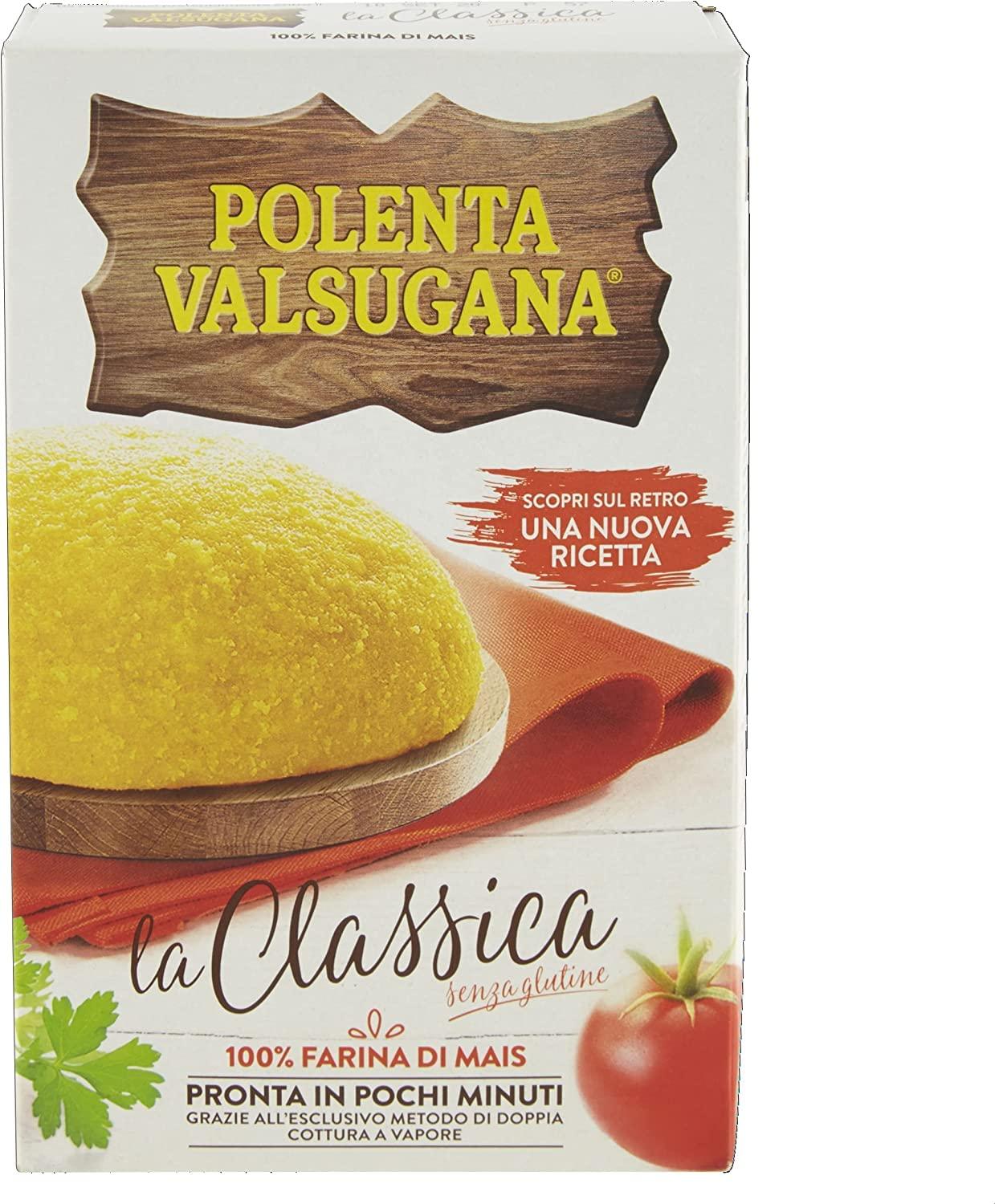 Buy Valsugana Yellow Quick Polenta 375g - 100% Italian Gluten-Free Corn ...