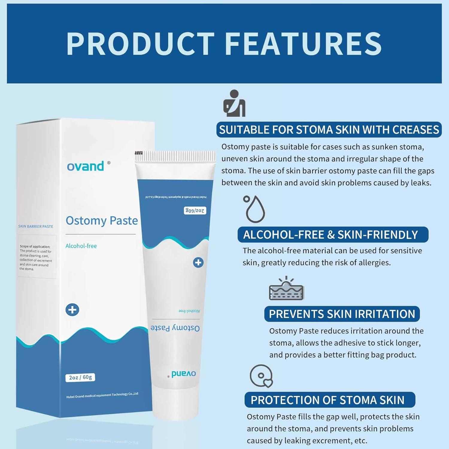 Buy Alcohol-Free Ostomy Paste | Skin Barrier for Stoma Care | Prevent ...