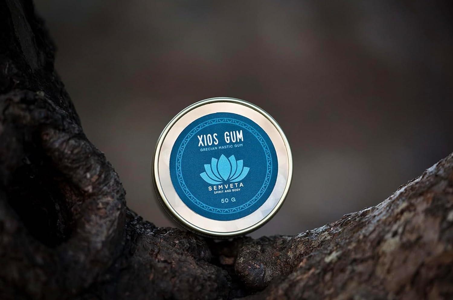 Chios Mastic Gum (30g) - Natural Greek Mastic Chewing Gum for Oral ...