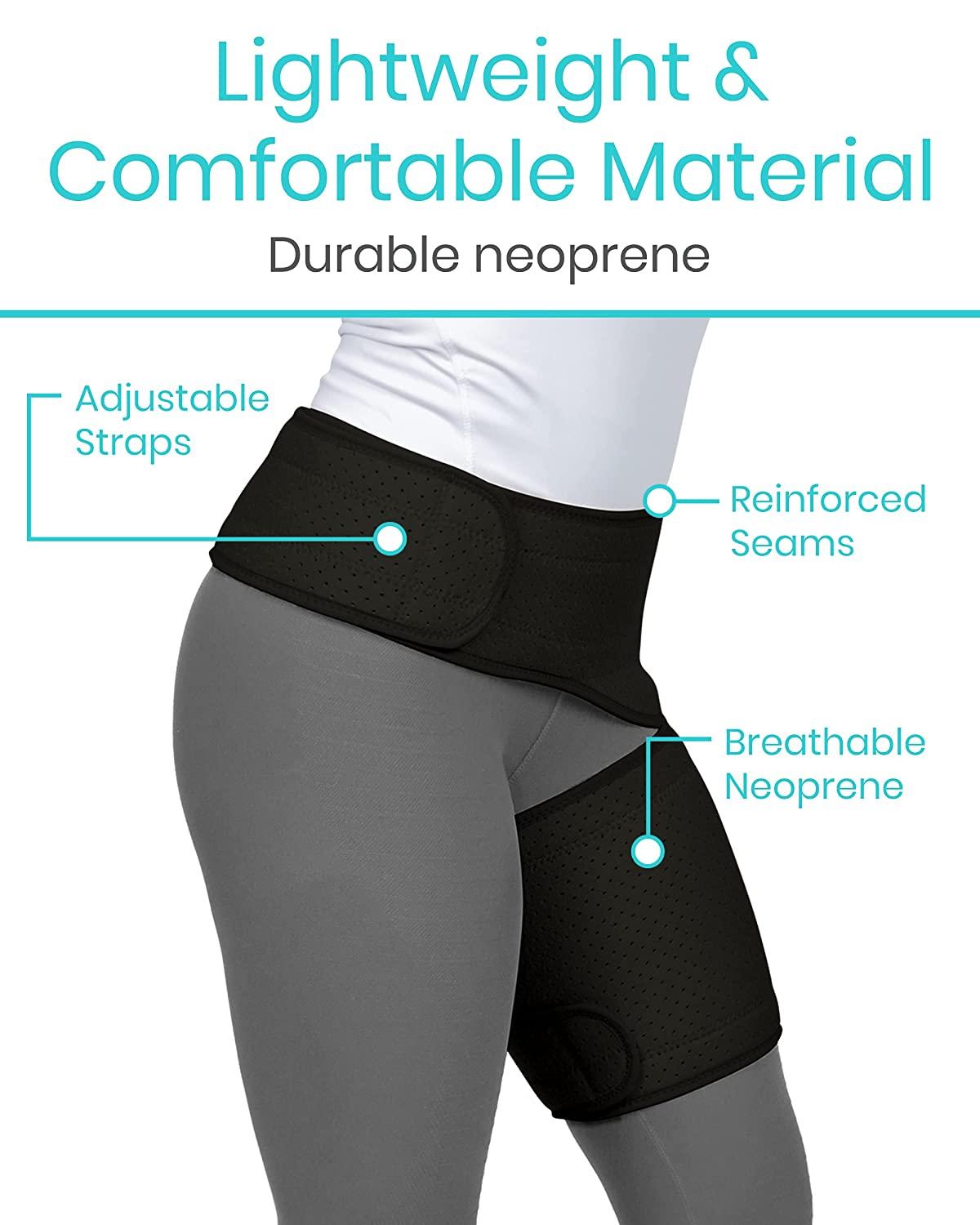 Vive Groin and Hip Brace - Sciatica Wrap for Men and Women ...