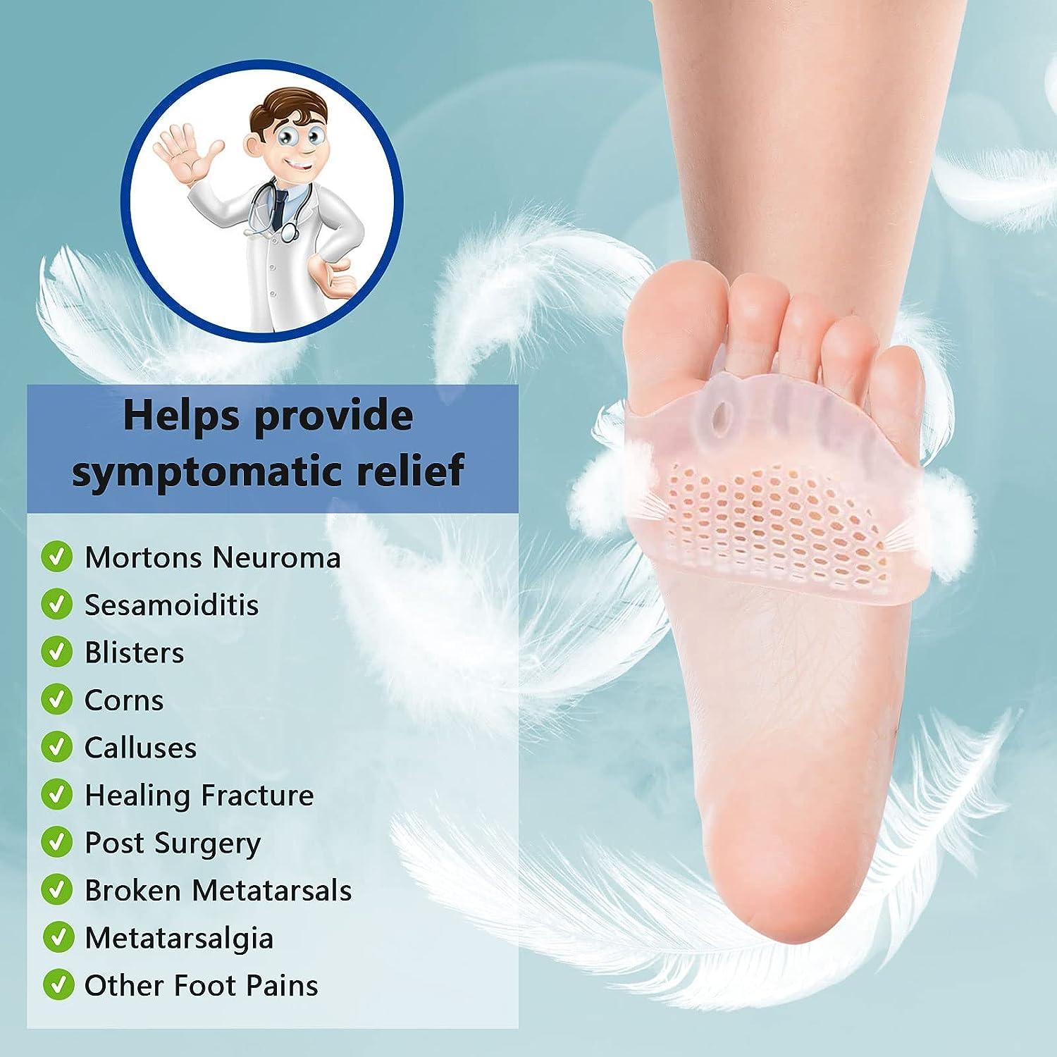 5-Hole Gel Toe Separator & 3-Hole Metatarsal Pillow - Blisters ...