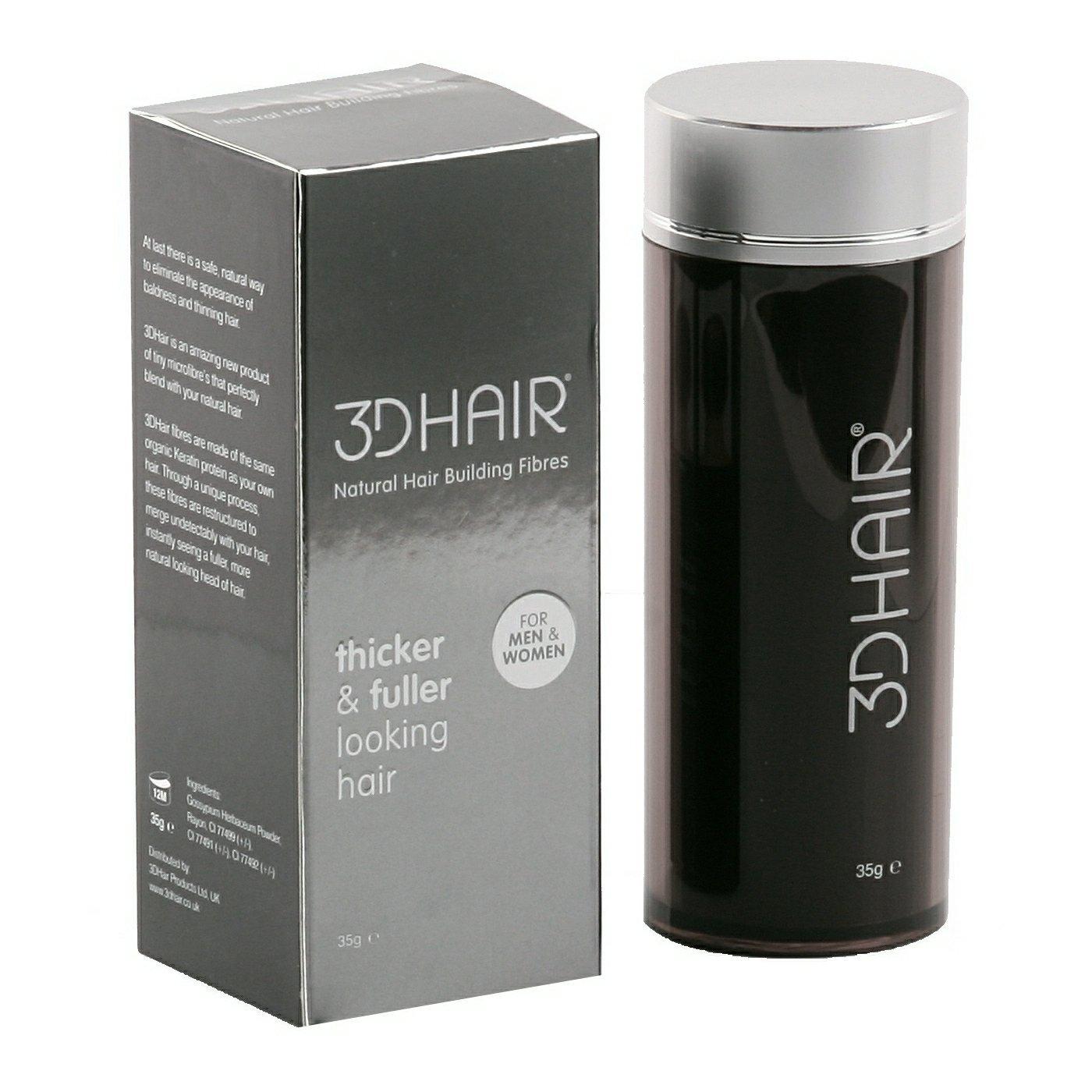 3D Hair Loss Fibres 35g (Black) - Conceal Thinning Hair Instantly | Buy Now with Express ...