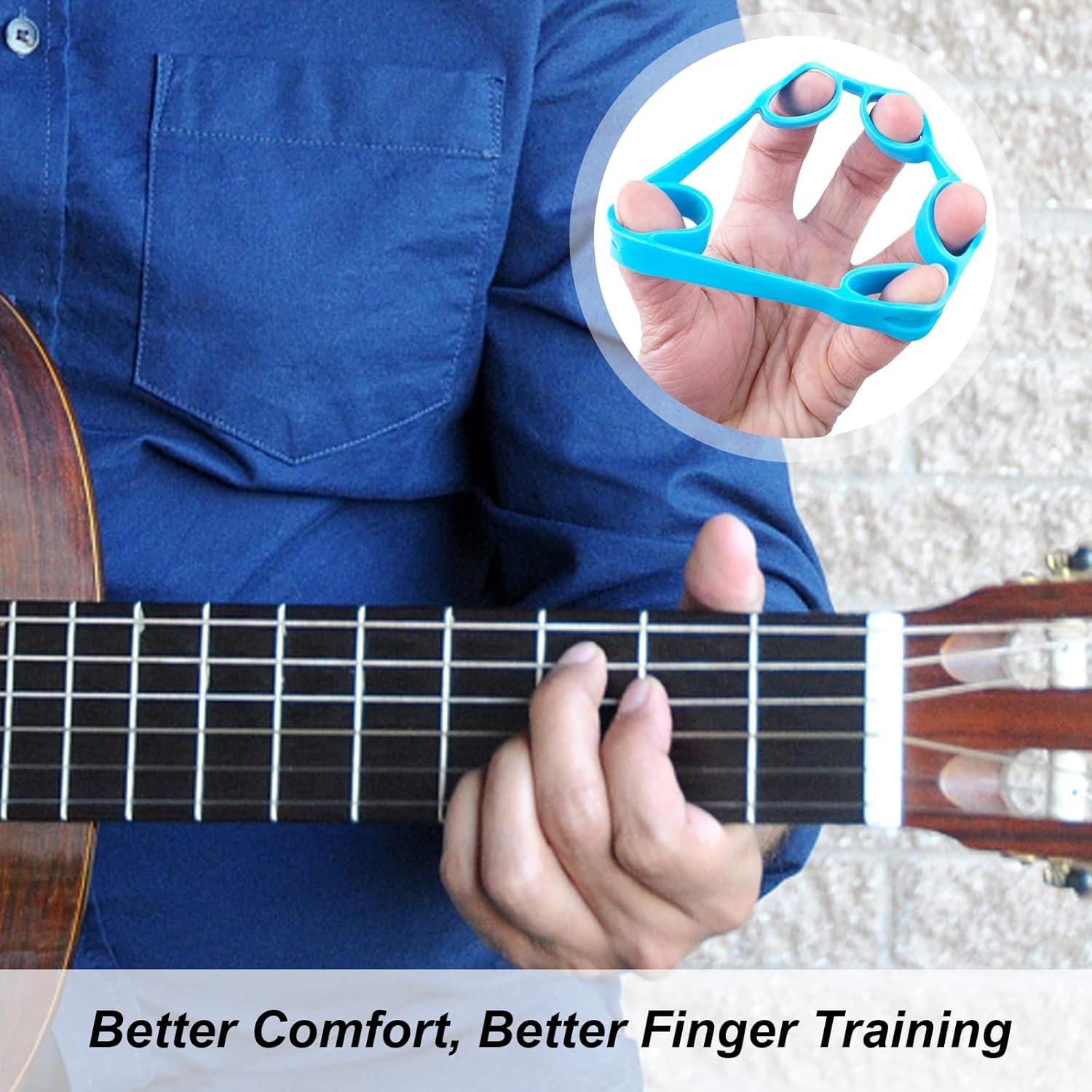 Silicone Finger Trainer 6 Pack | Finger Stretcher Rings for Strength ...