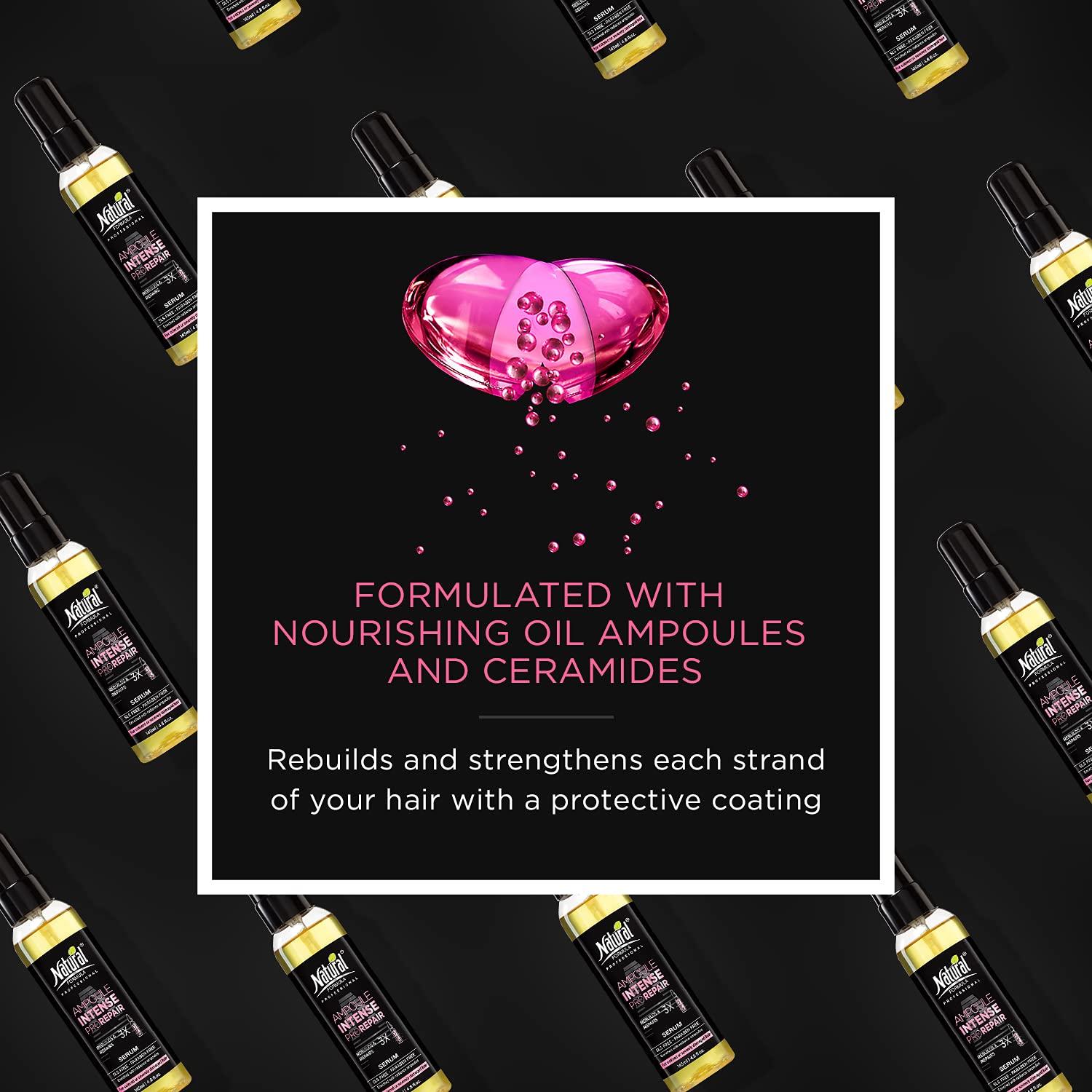 Natural Formula Intense Hair Serum for Dry, Damaged, and Color-Treated ...