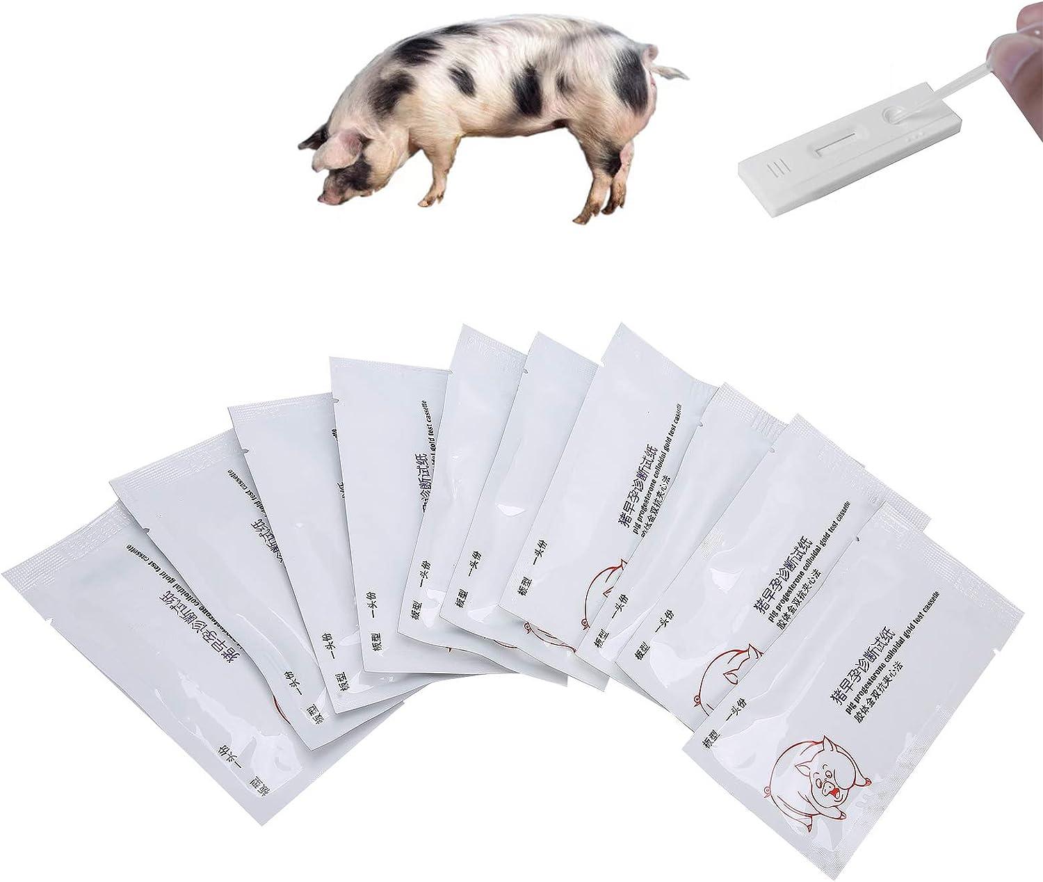 10Pcs Pig Pregnancy Test Strip | Early Detection Sow Pregnancy Testing ...