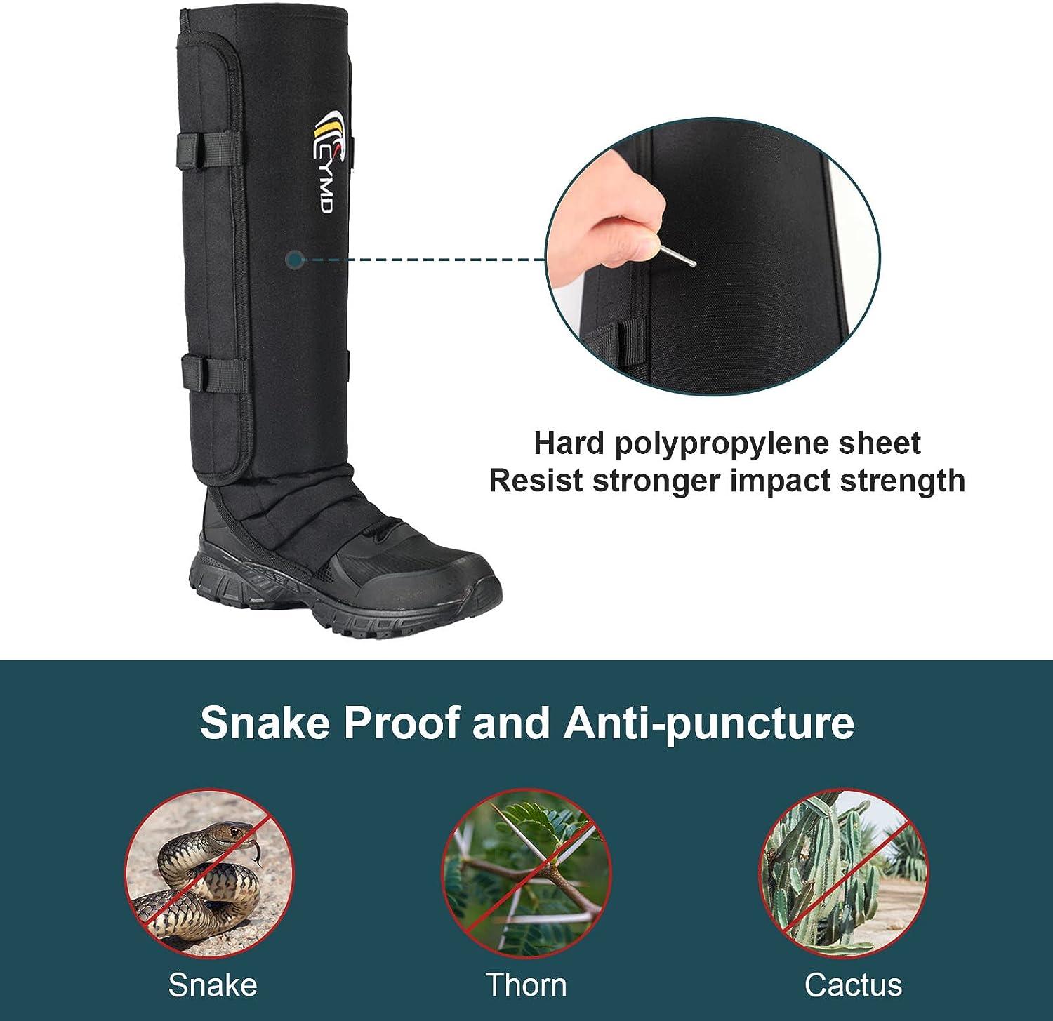 Snake Gaiters for Hunting, Hiking, Farm Working - Snake Bite Protection ...