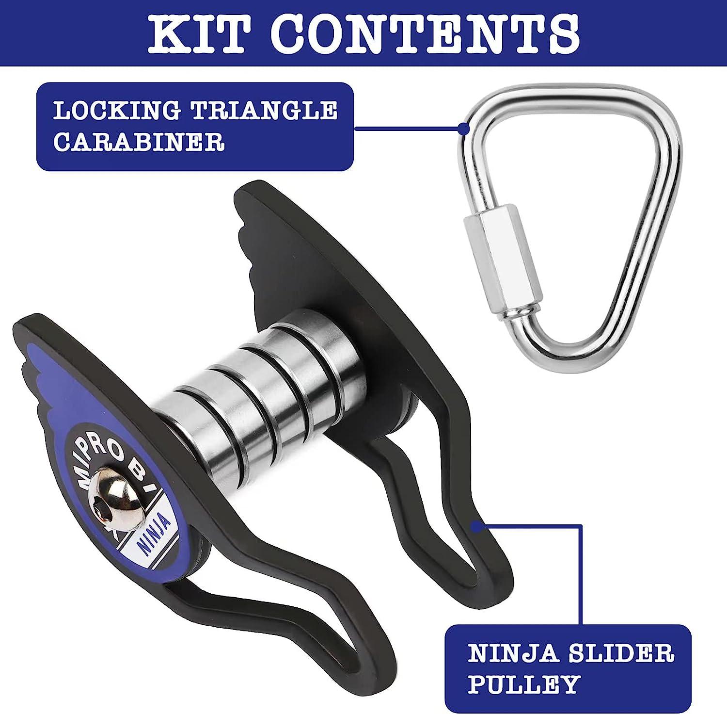 YAMIPROBI Slackline Pulley - Slackline Accessories for Your Ninja ...