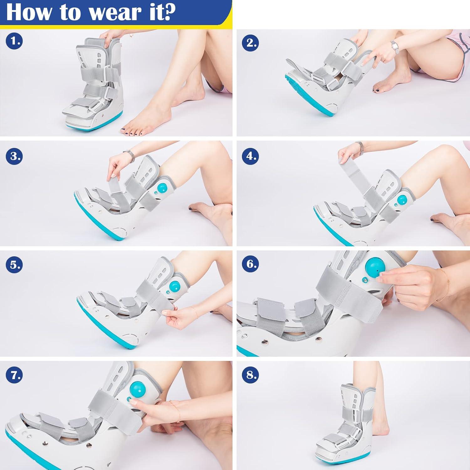Medical Inflatable Hiking Shoe | Orthopedic Foot & Fracture Recovery ...