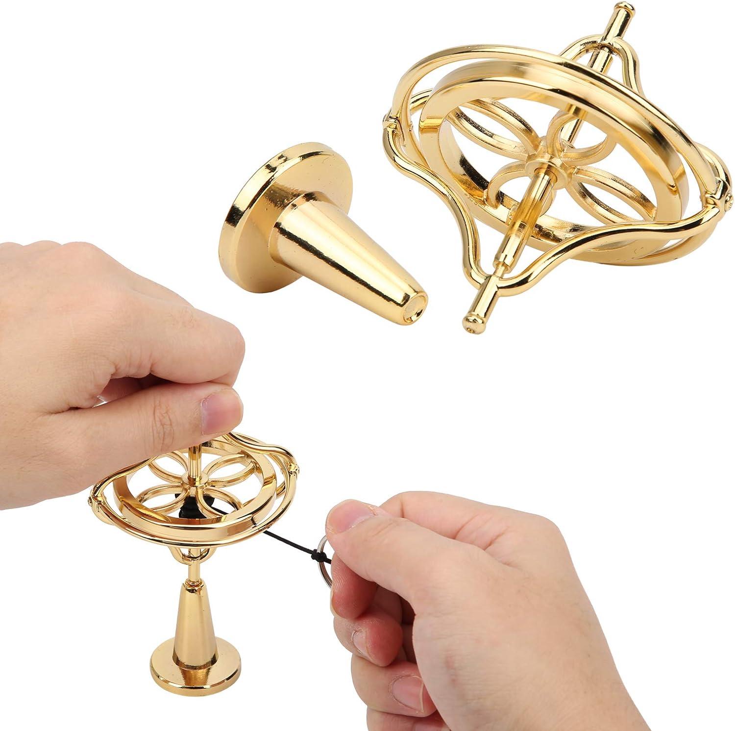 Keenso Gyroscope Toy - Rotating Desk Gyroscope & Flying Motion Balance ...