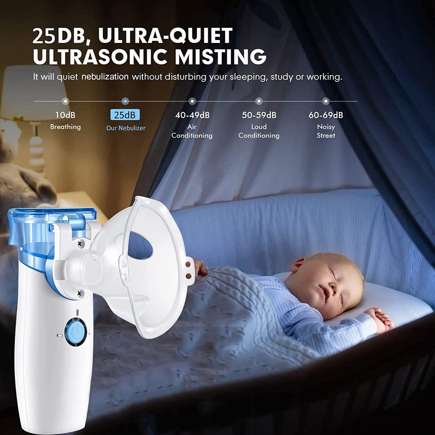 Portable Nebulizer - Handheld Steam Inhaler for Kids & Adults ...