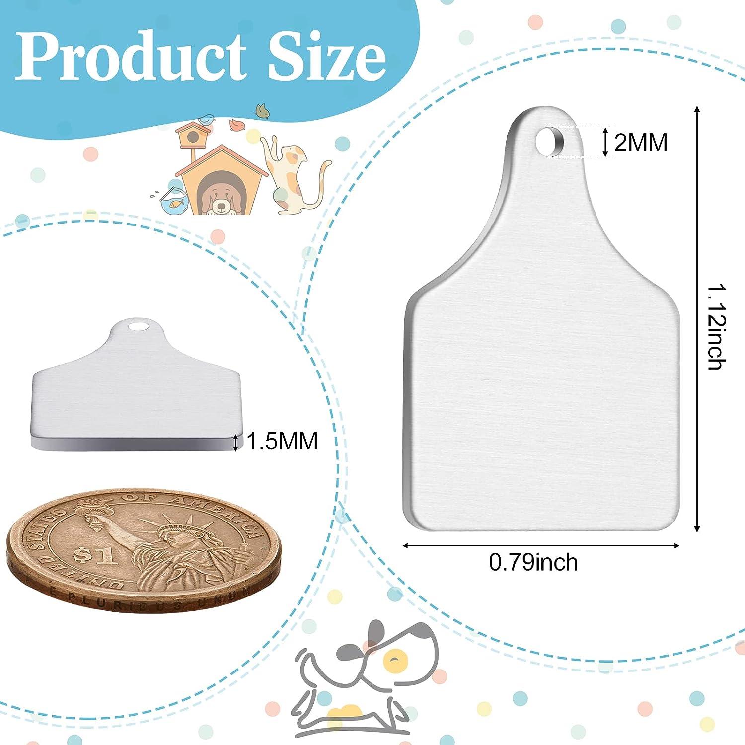 Metal Cow Tags Blank - Aluminum Stamping Blanks for Women's Jewelry ...