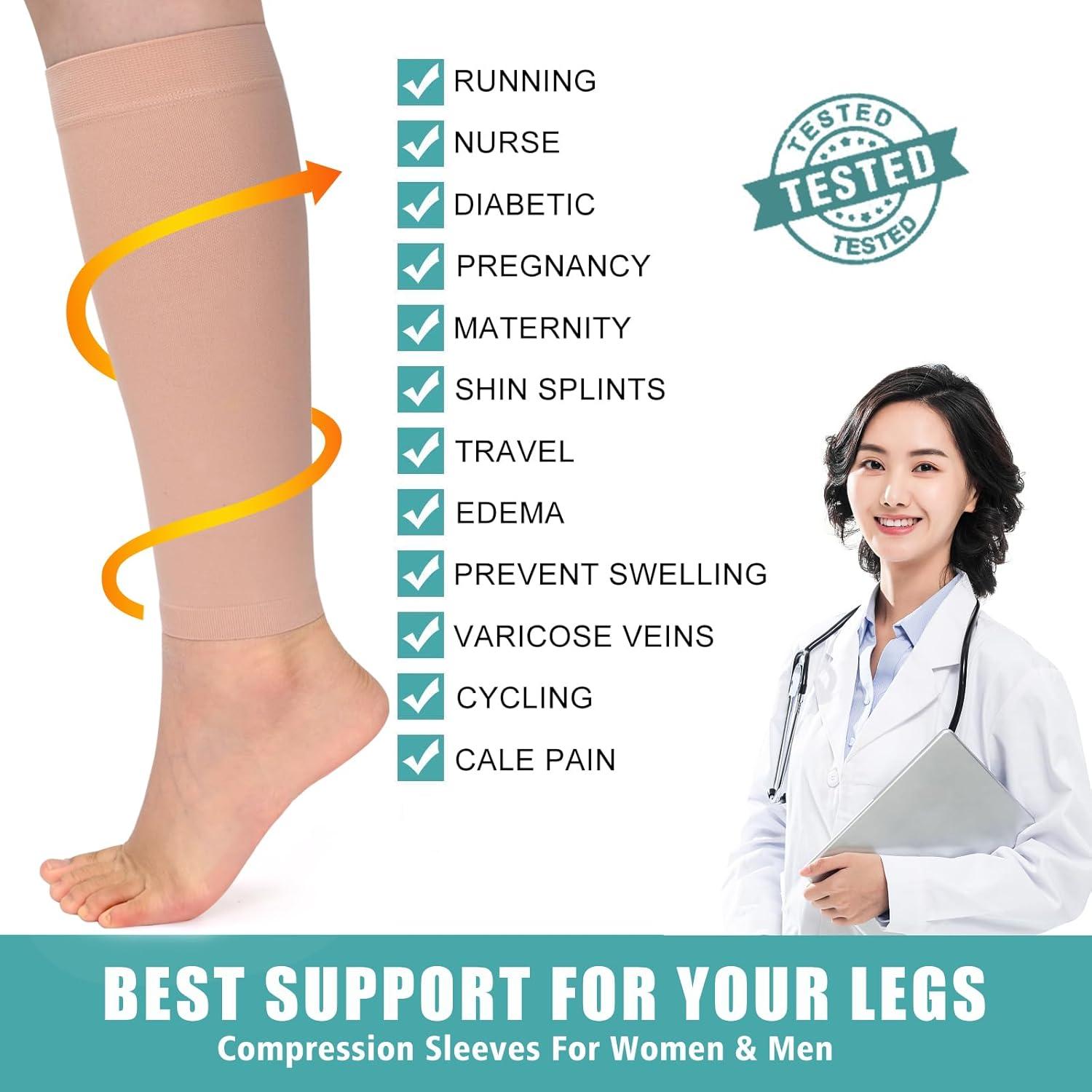 Evolyline Waden Medical Compression Stockings 20-30 mmHg for Men ...