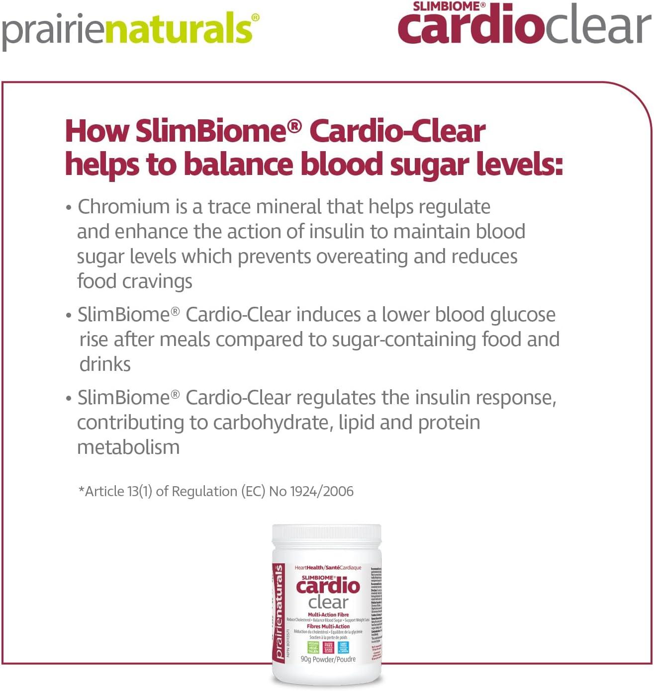 Prairie Naturals SlimBiome Cardio Clear Multi-Action Fibre - 90 grams
